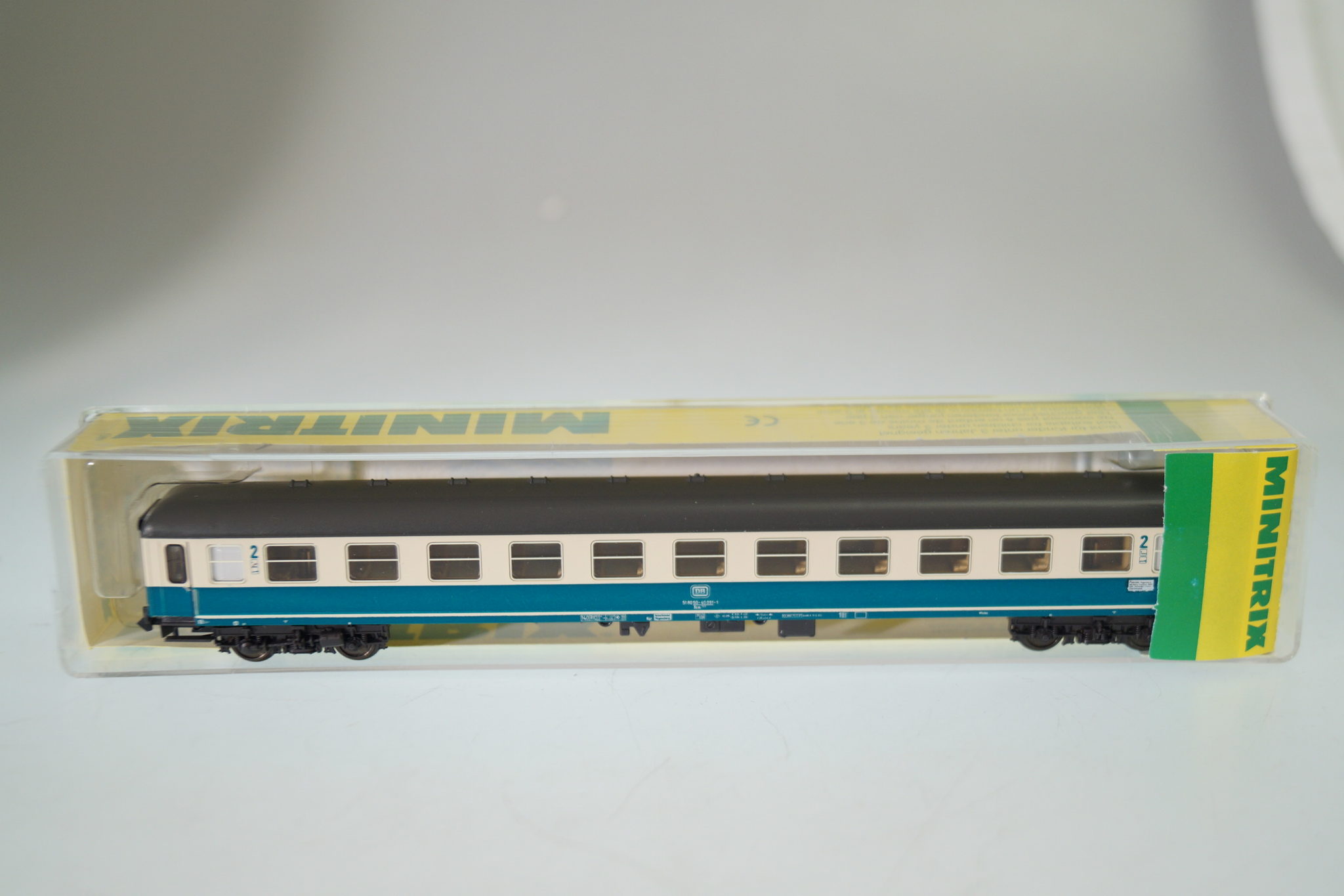 (13370) Spur N: Minitrix 13193 Schnellzugwagen 2.Kl. DB, neu - gearontologist