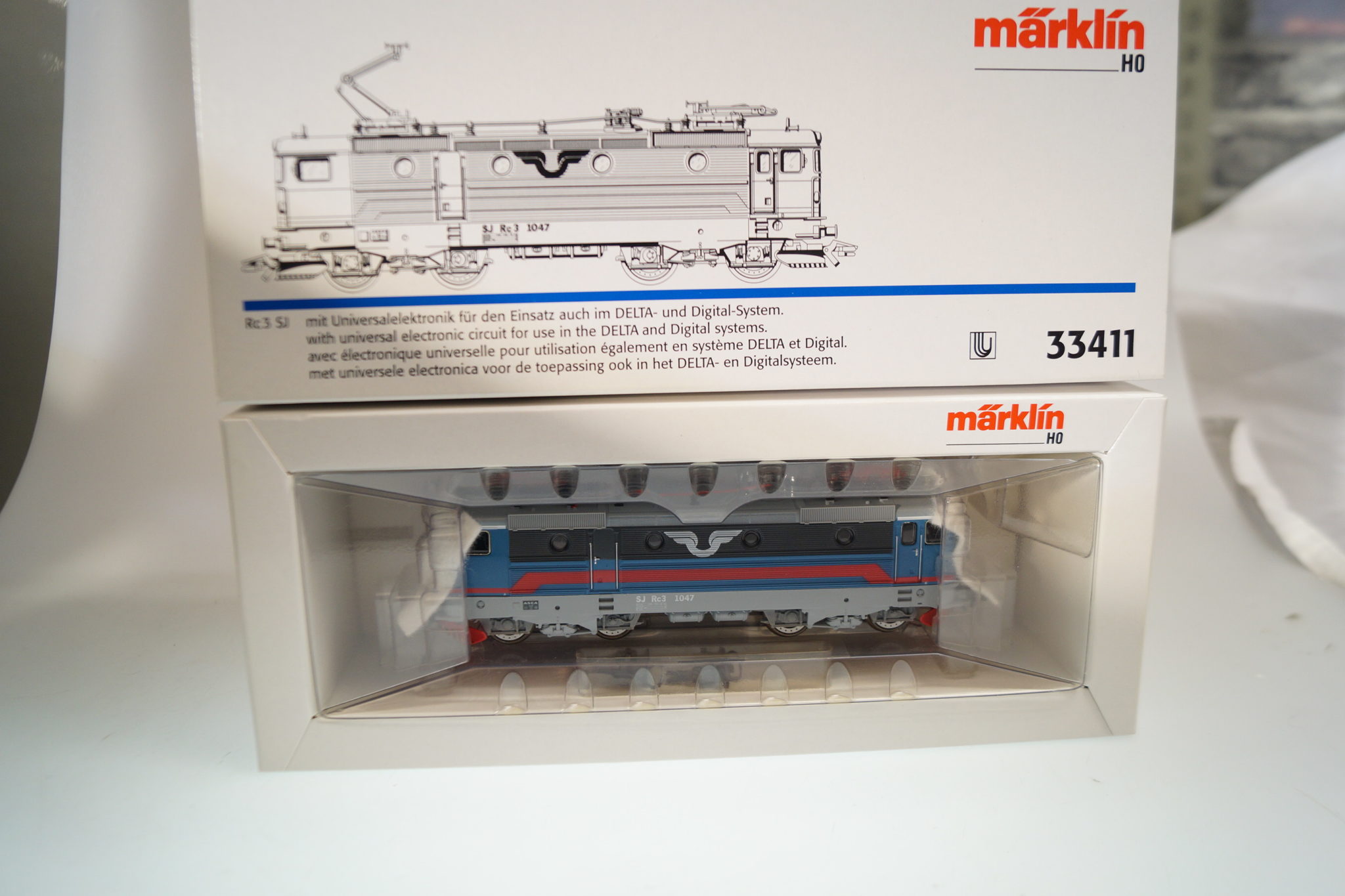 h0 Märklin 33411 E-Lok RC3 SJ, neu - gearontologist