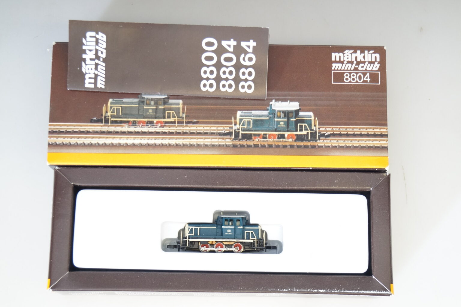 Spur Z Märklin 8804 Diesellok BR 260, top/ovp - gearontologist