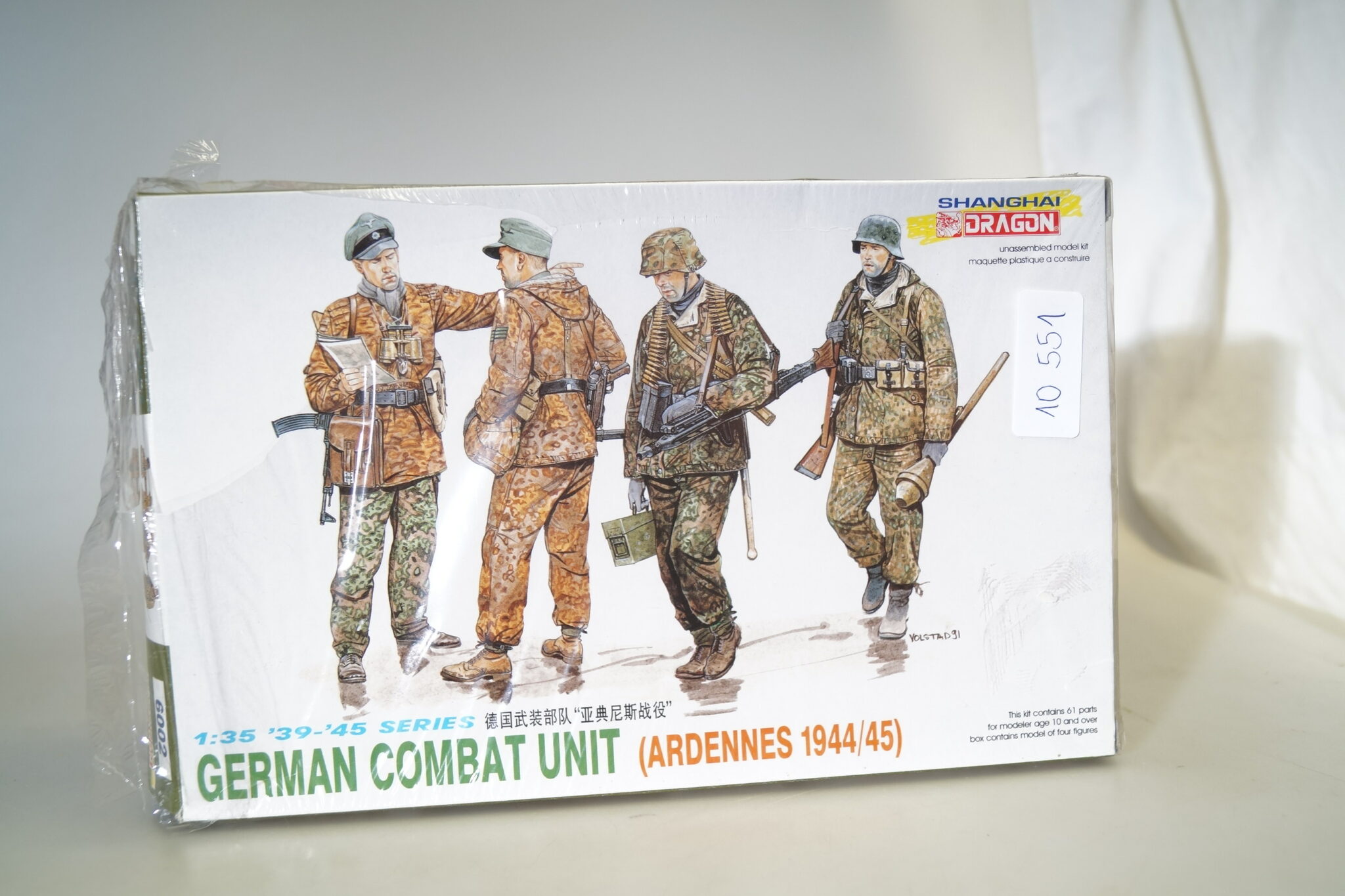 1:35 Dragon 6002 German Combat Unit Ardennes, neuw./ovp - gearontologist