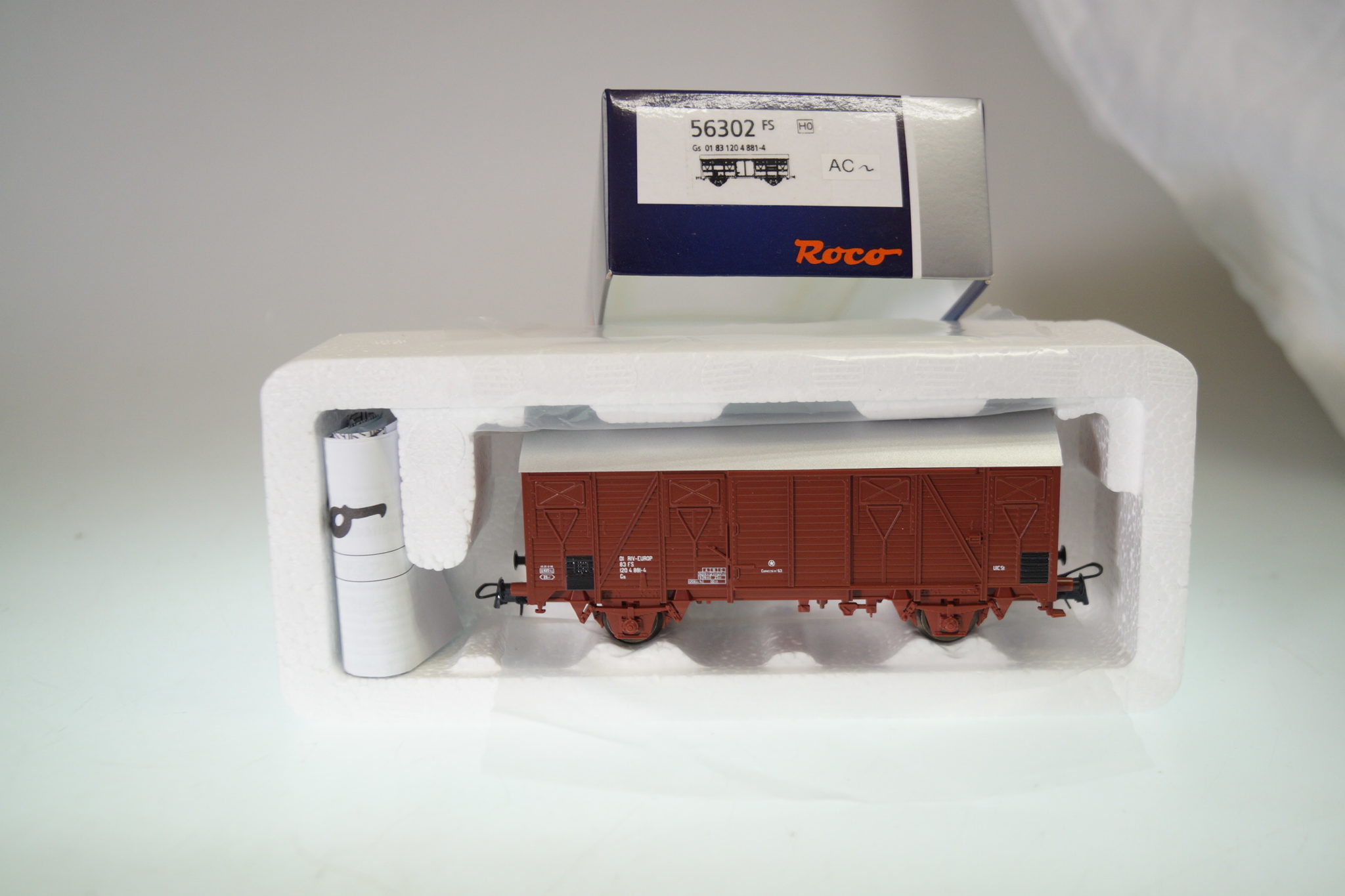 AC-Achsen! ROCO H0 56302 Güterwagen Gs (FS), neuw./ovp – gearontologist