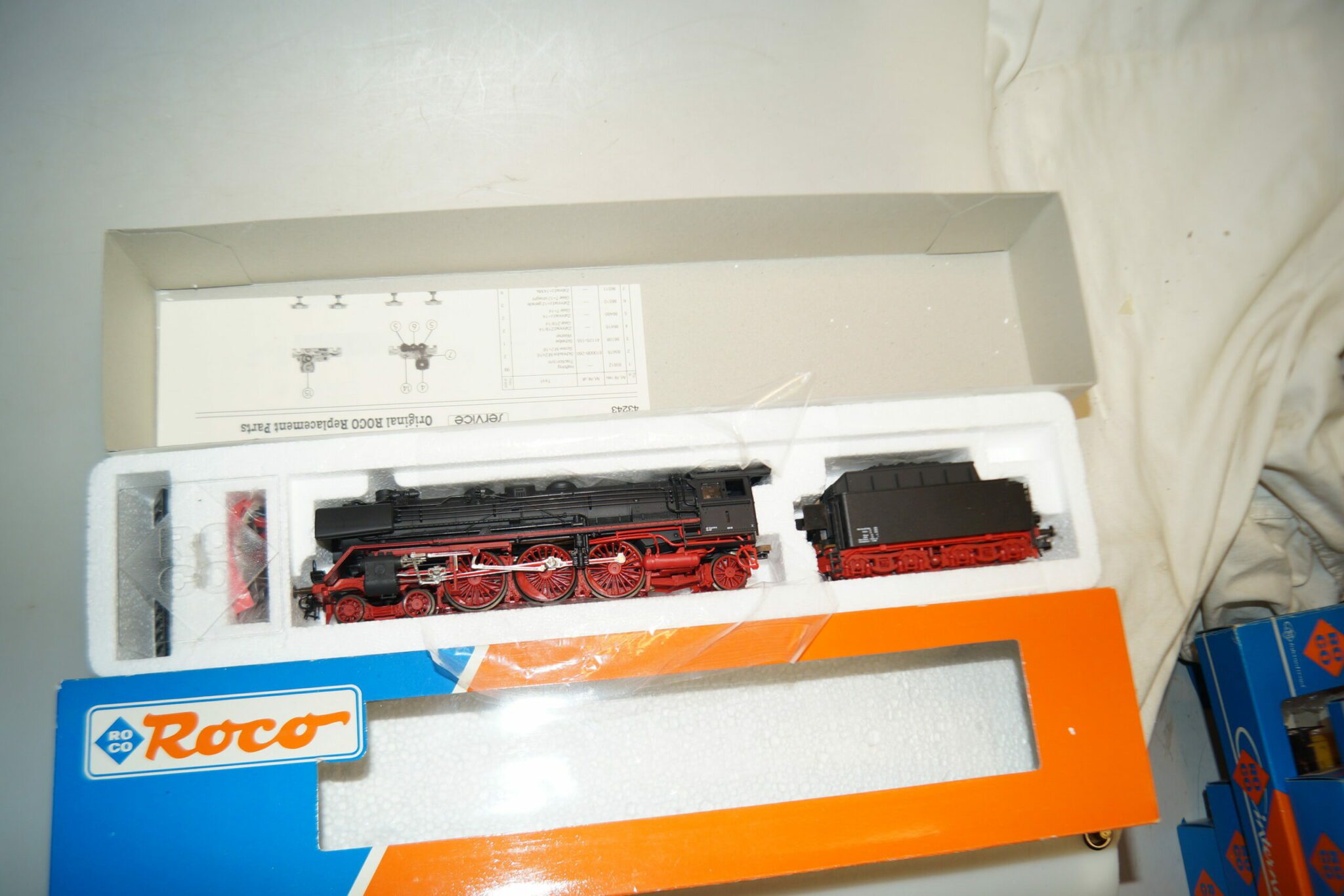 Spur H0 Roco: 43242 Dampflok BR 01 128, TOP/OVP - gearontologist