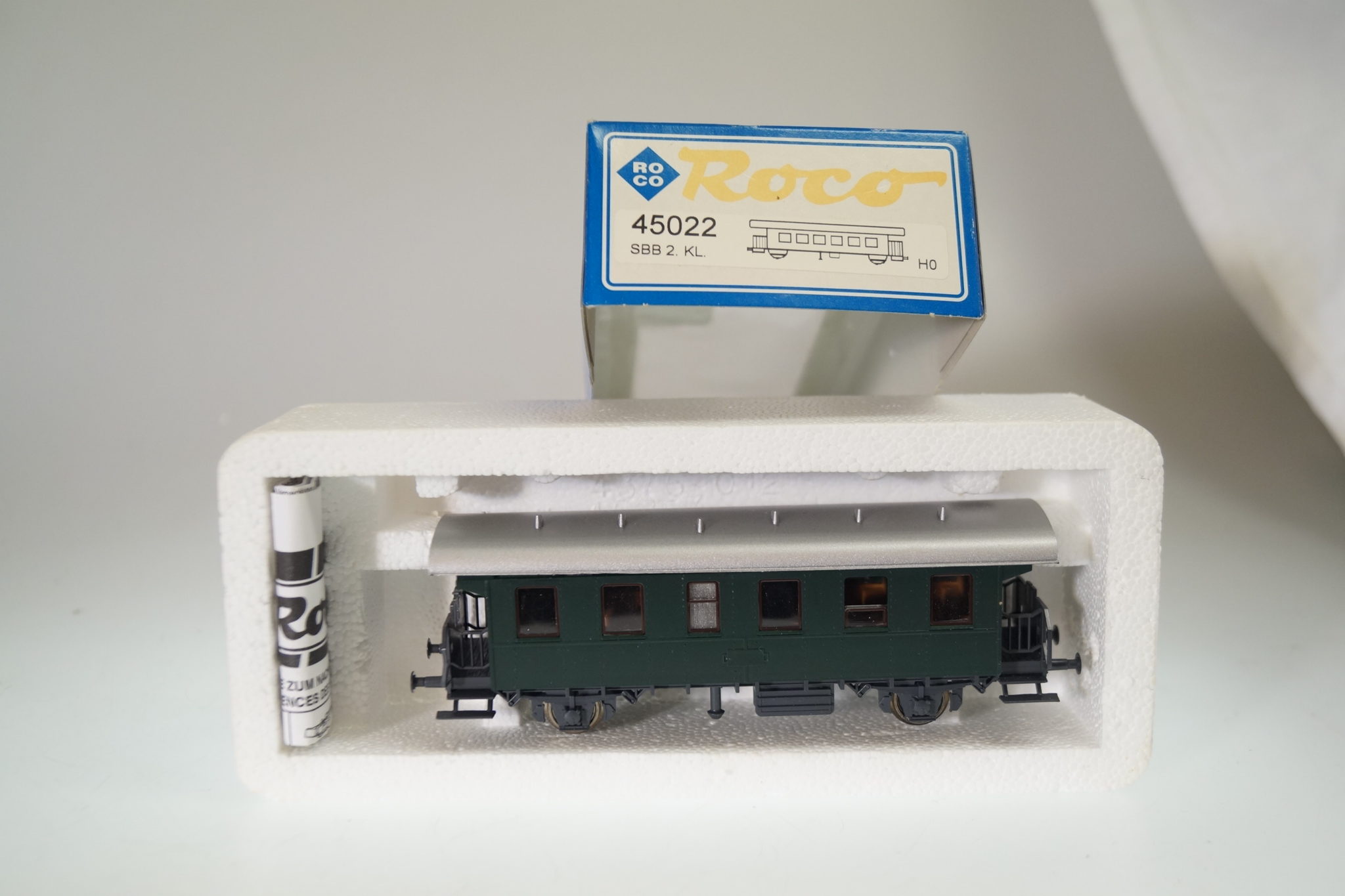 h0 ROCO 45022 Personenwagen SBB 2.Kl., neuw./ovp – gearontologist