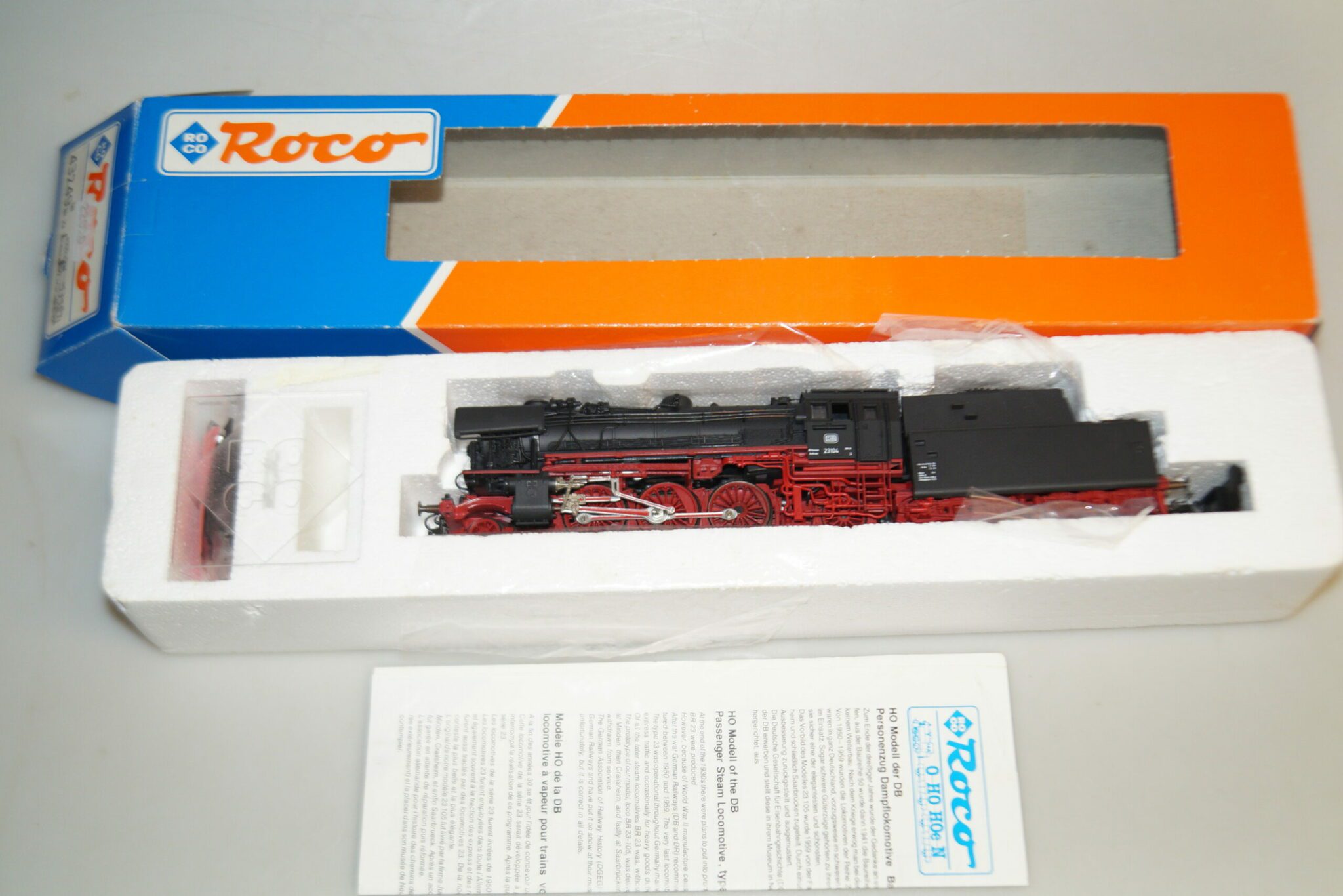 H0 Roco 43249 Dampflok 23 058, top/ovp - gearontologist