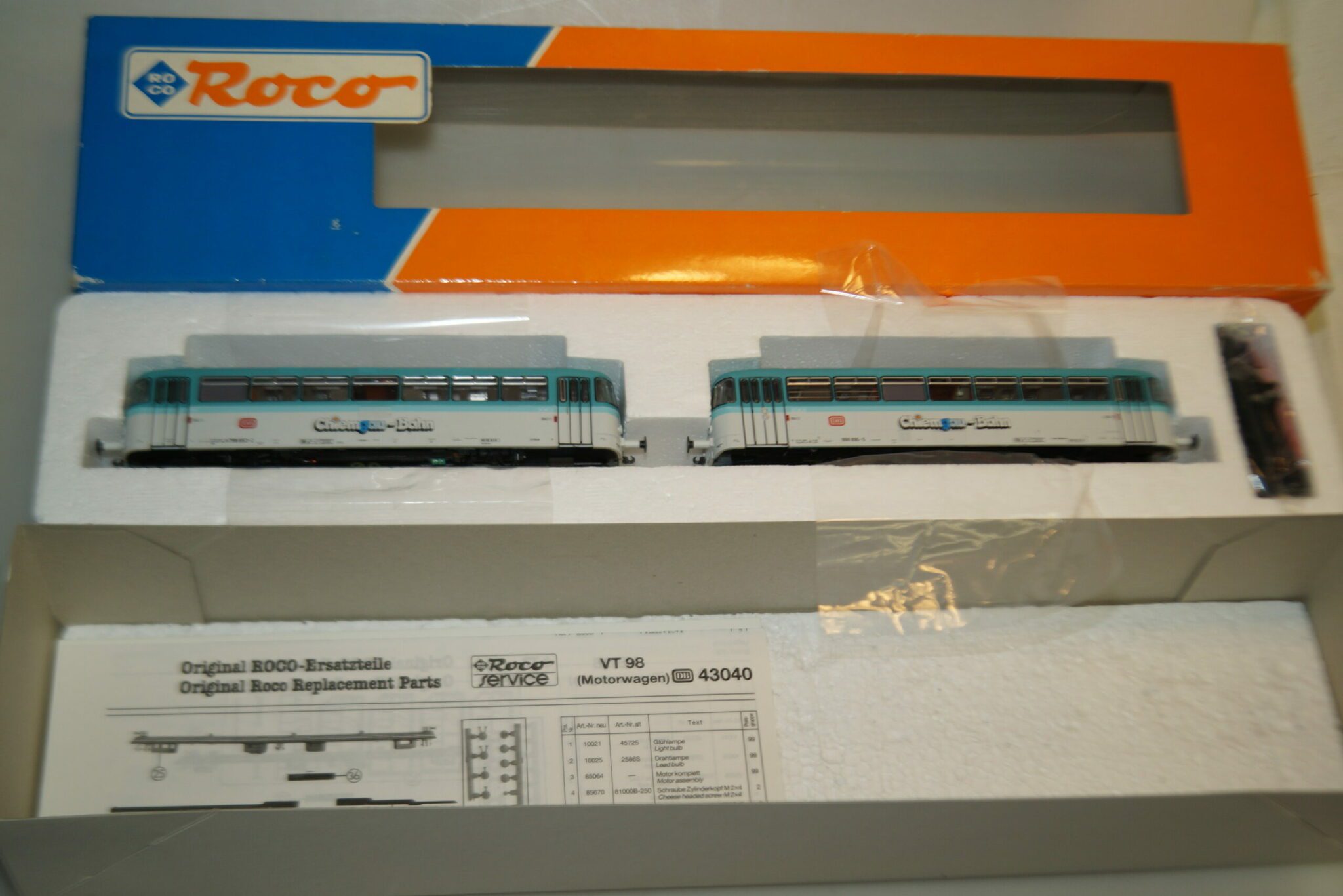 H0 Roco 43040 Chiemgau-Bahn, top/ovp - gearontologist