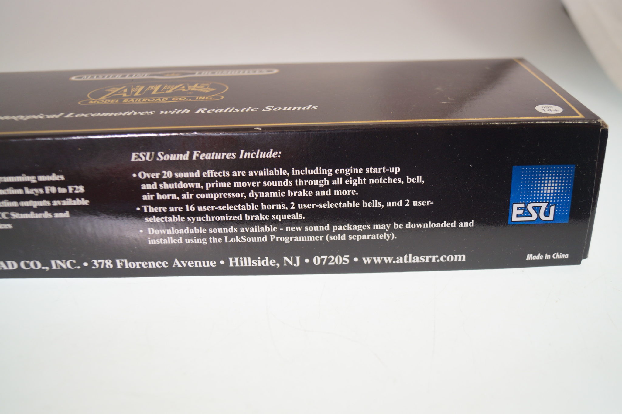 H0: Atlas Diesellok Alco NYSW # 203, top/ovp/ESU DCC/Sound - gearontologist