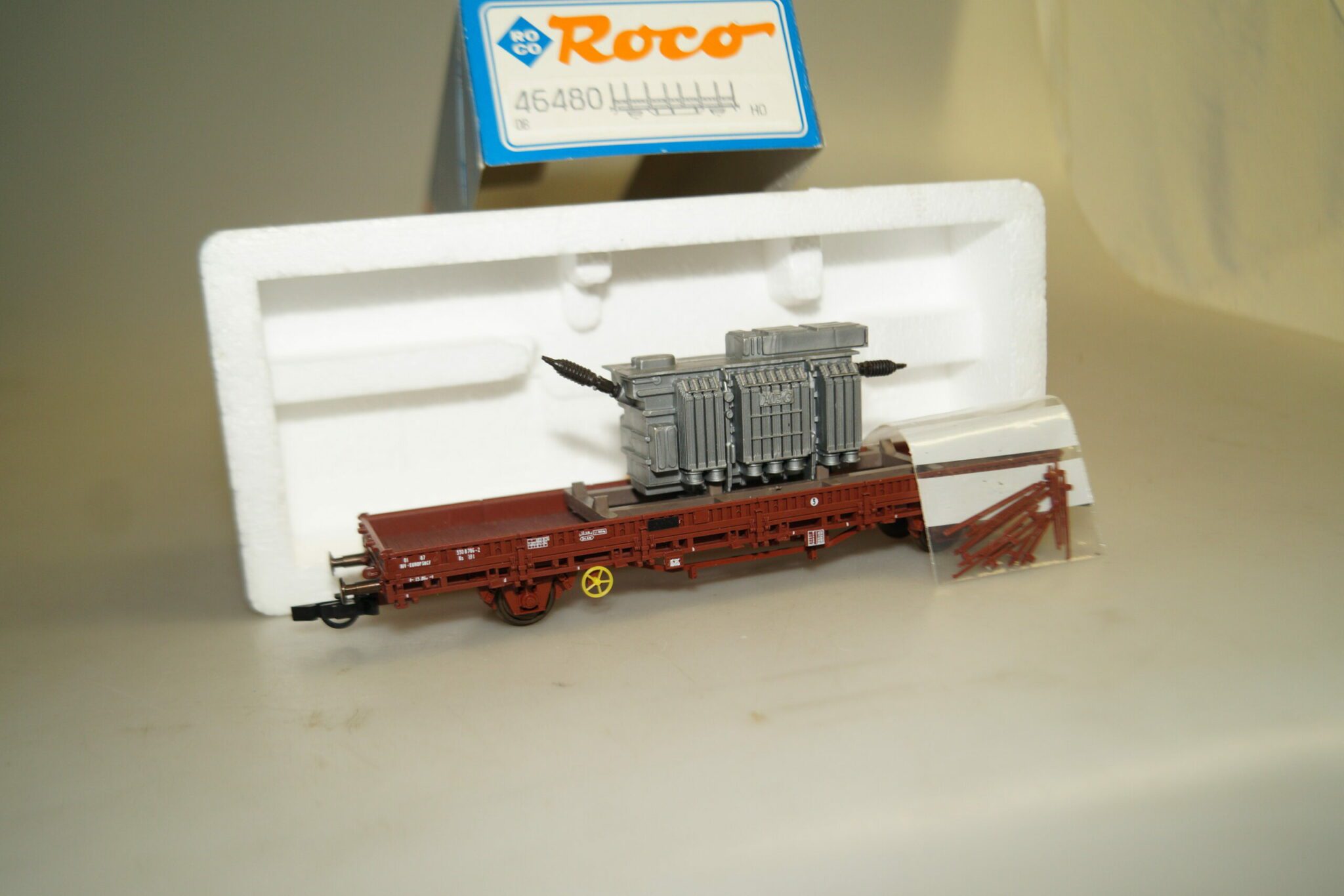 H0 Roco 67480 Rungenwagen Ks mit Trafo, neuw./Roco-Vp/KK - gearontologist