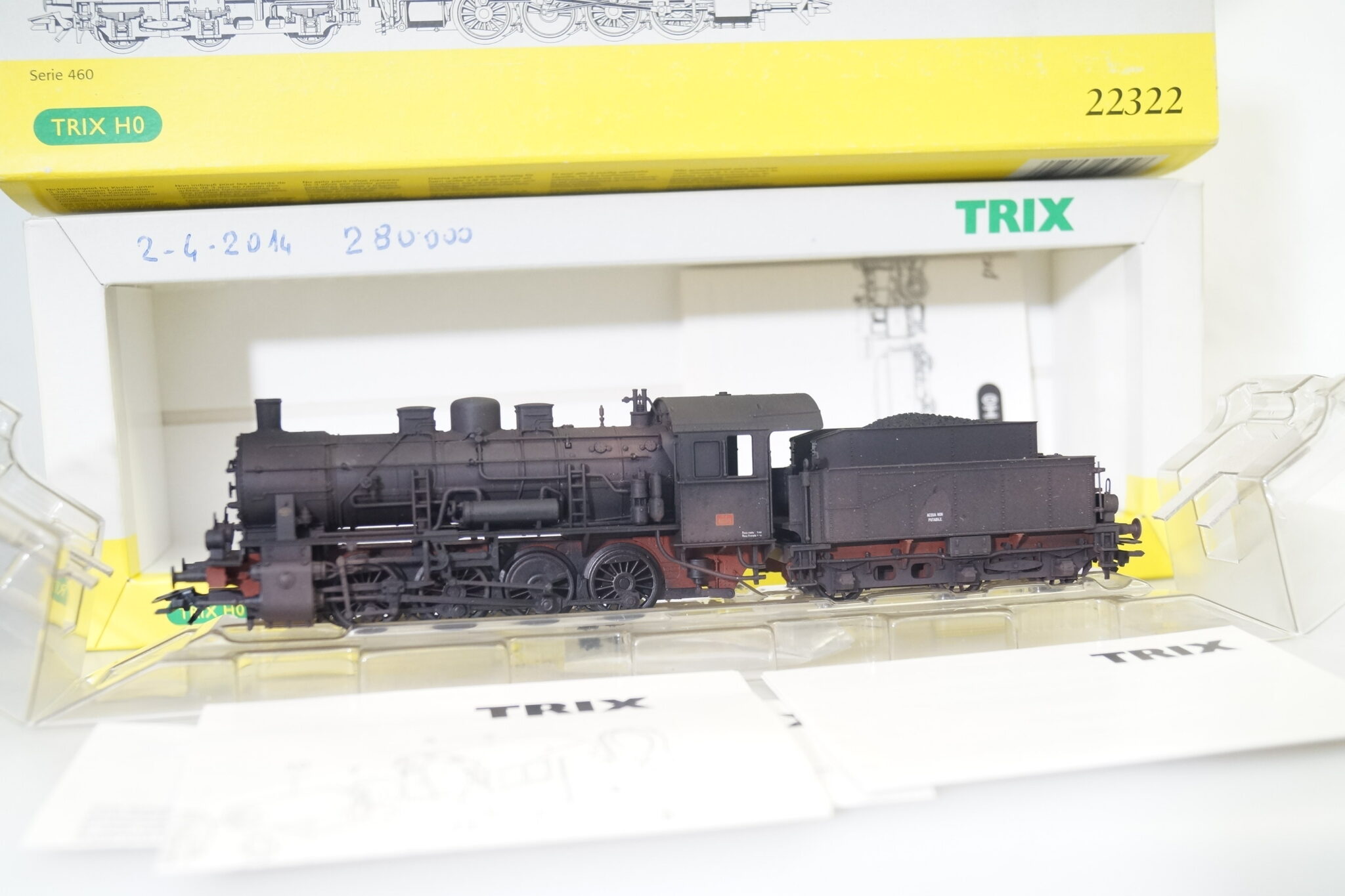 Trix h0 22322 Schlepptenderlok FS, top/ovp/DSS - gearontologist