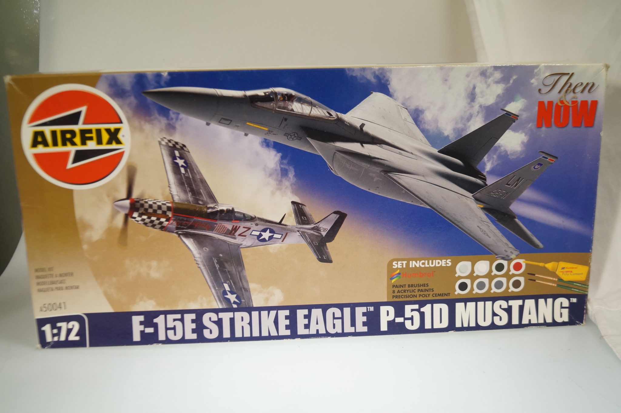 50041 Airfix 1:72 F-15E Strike Eagle P-51D Mustang, neu/ovp ...