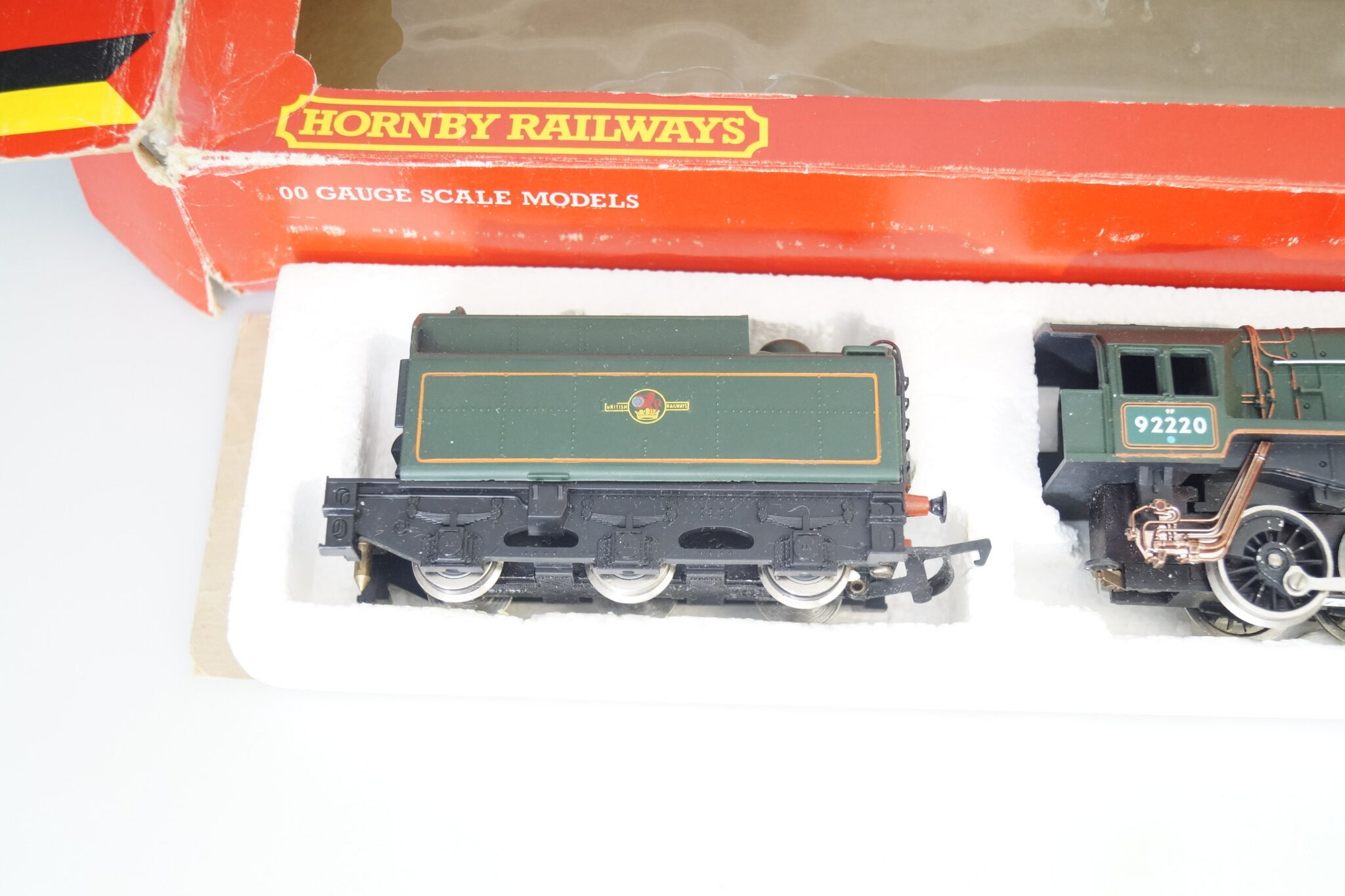 h0/Gauge 00 Hornby R.065 Dampflok B.R. 2-10-0 Evening Star, top/ovp ...