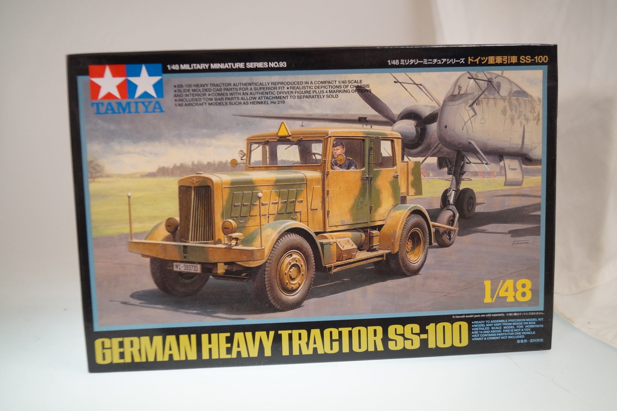 32593 Tamiya 1:48 German Heavy Tractor SS-100, neu/ovp - gearontologist