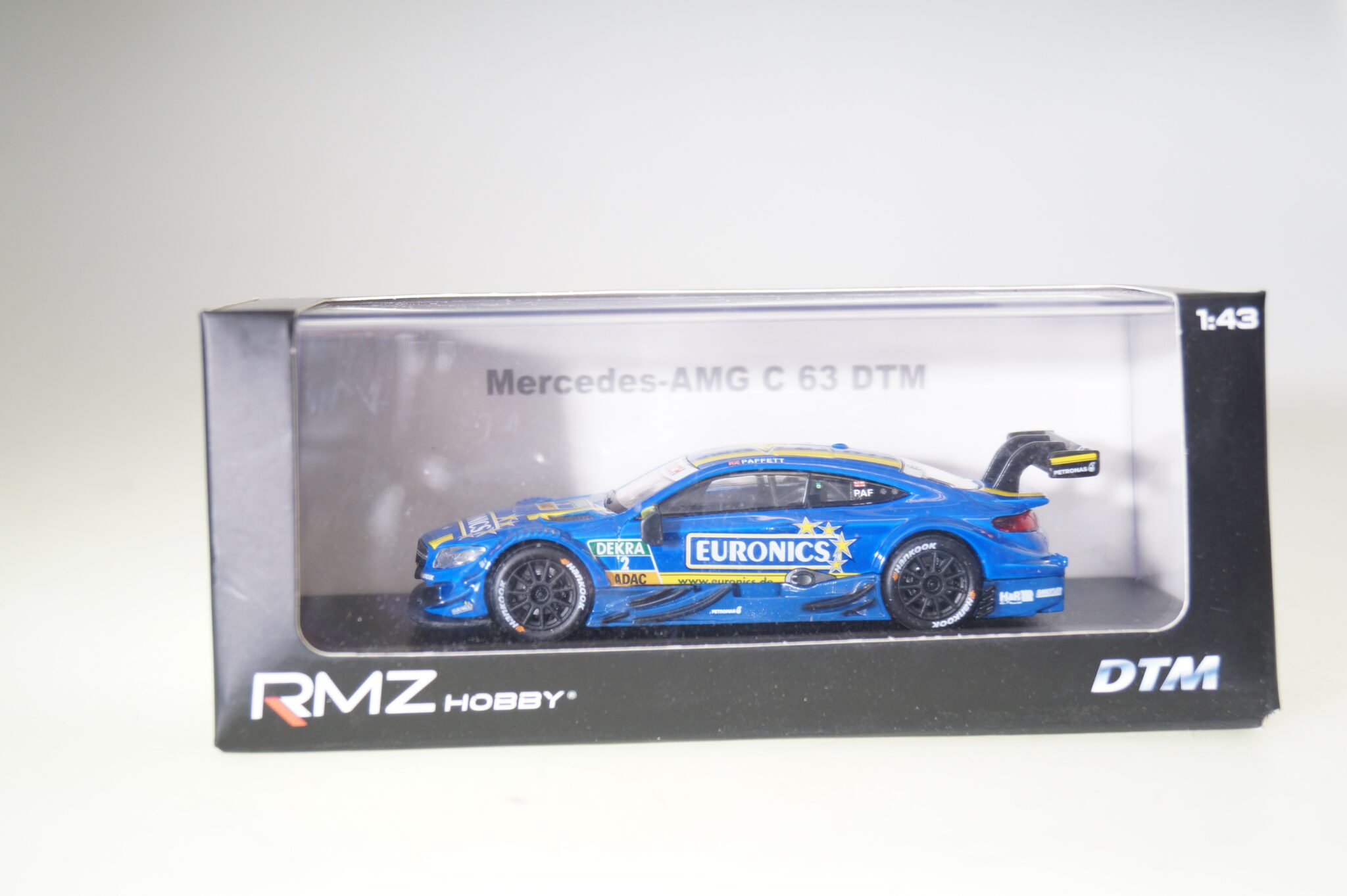 1:43 RMZ Hobby MB AMG C63 DTM Euronics, neuw./OVP - gearontologist