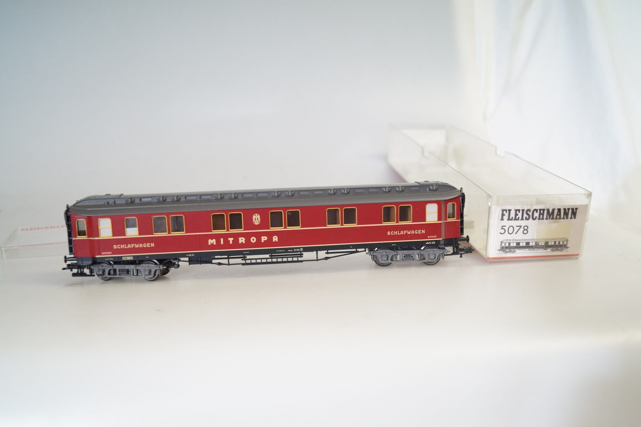 H0 Fleischmann 5078 Schlafwagen Mitropa, top/ovp/KK - gearontologist