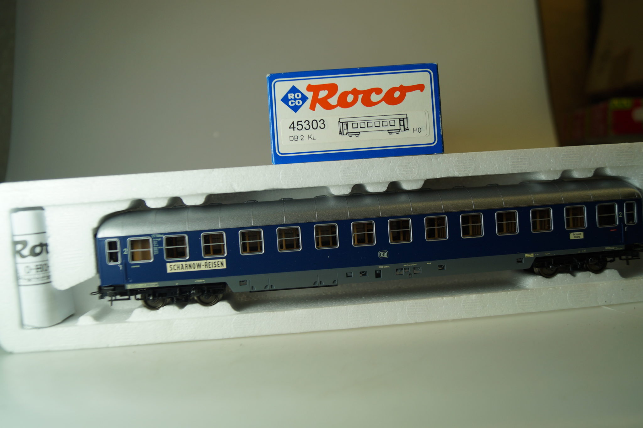 H0 Roco 45303 Personenwagen DB 2.Kl. Scharnow-Reisen, neu - gearontologist