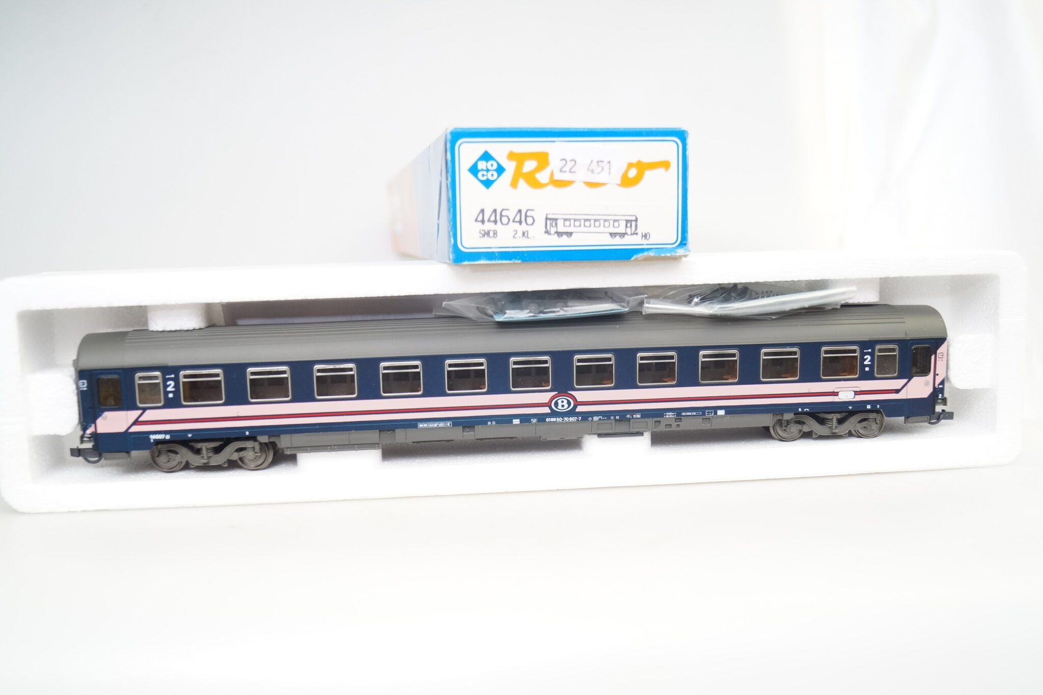 Roco H0 44646 Abteilwagen SNCB, top/ovp - gearontologist