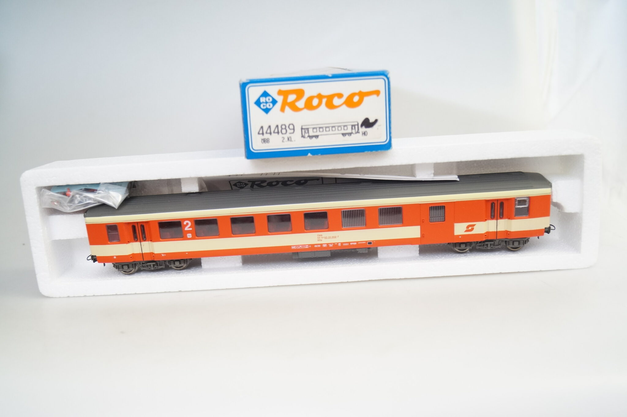 H0 Roco 44489 Personenwagen ÖBB 2.Kl., top/ovp/AC-Achsen - gearontologist
