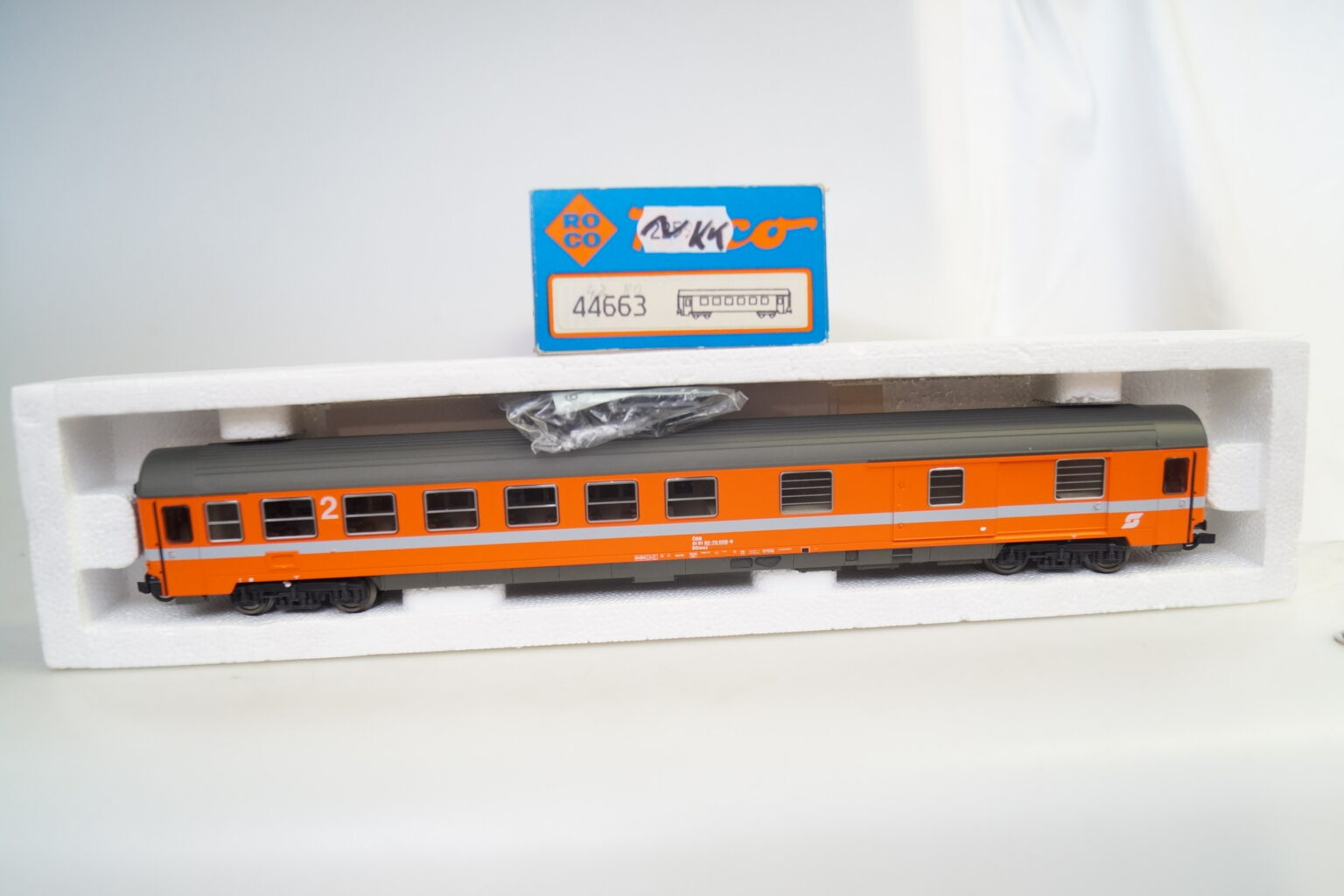 H0 Roco 44663 Halbgepäckwagen ‘ÖBB EUROFIMA’, top/ovp/AC-Achsen/KK ...