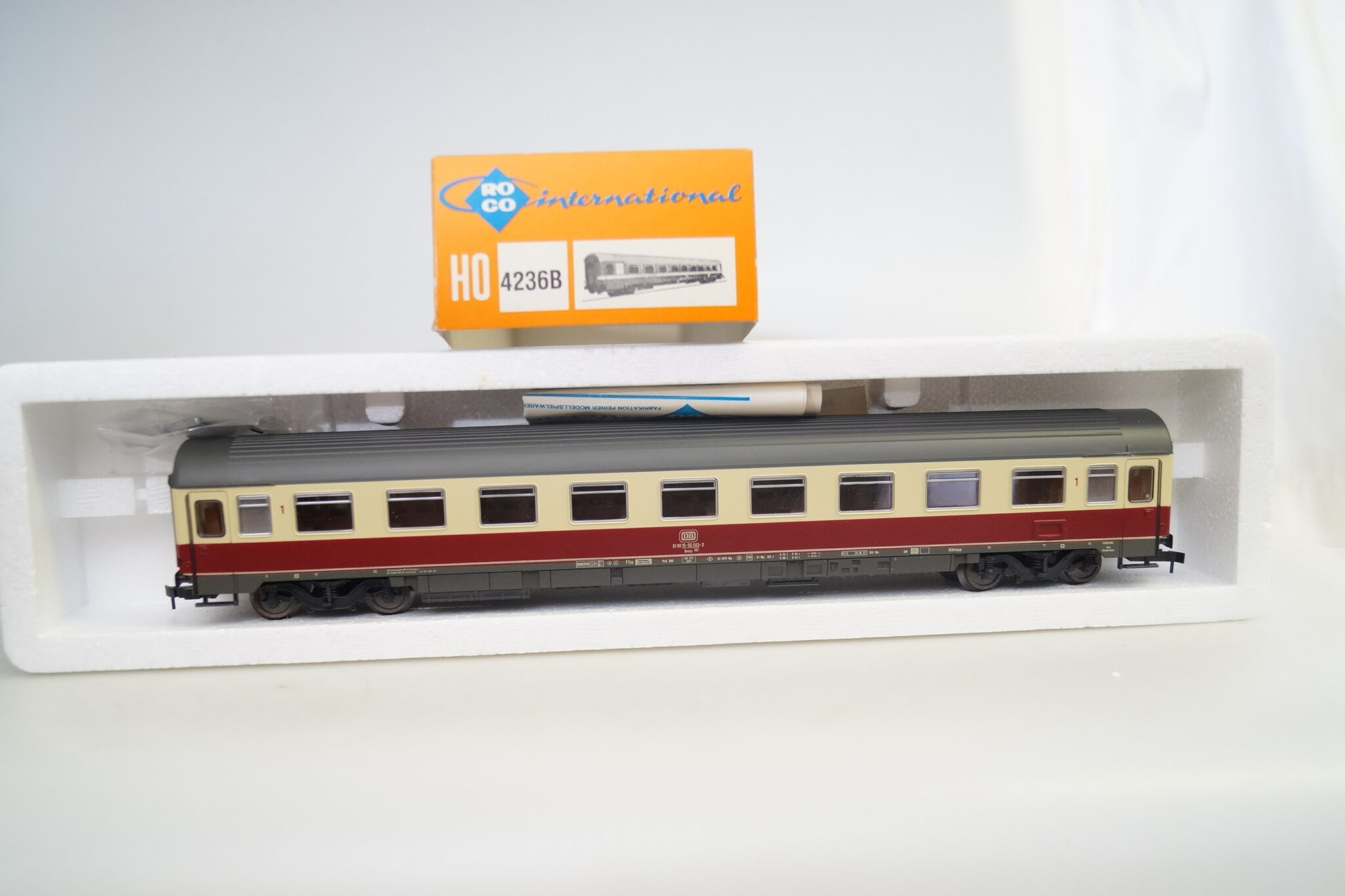 H0 Roco 4236B/44303 'D-ZUGWAGEN 1.KL.', top/OVP/AC-Achsen/KK ...
