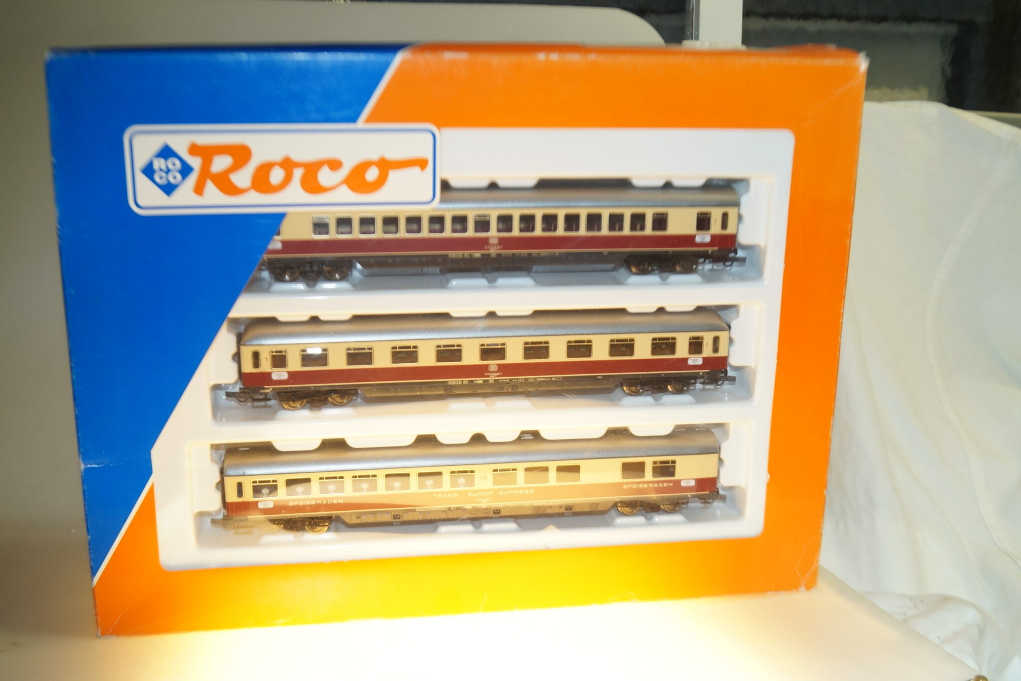 H0 Roco 44121 Personenwagen-Set TEE, neuw./ovp/AC-Achsen – gearontologist