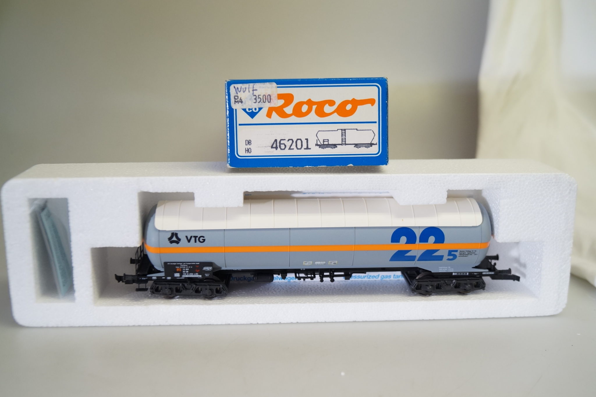 H0 ROCO 46201 Kesselwagen 22.5, neuw./OVP/AC-Achsen – gearontologist