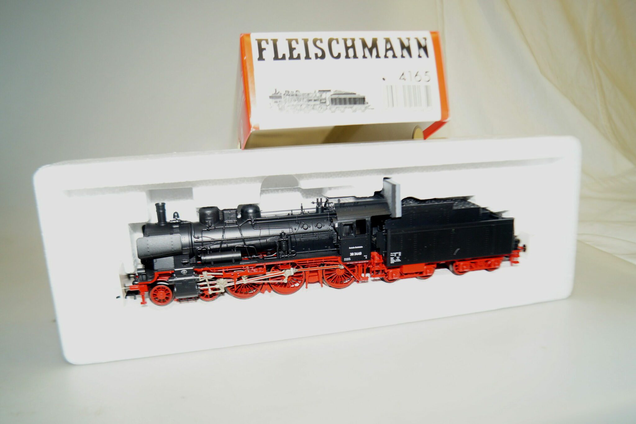 H0 Fleischmann 4165 Dampflok BR 38, neu, nie gelaufen - gearontologist