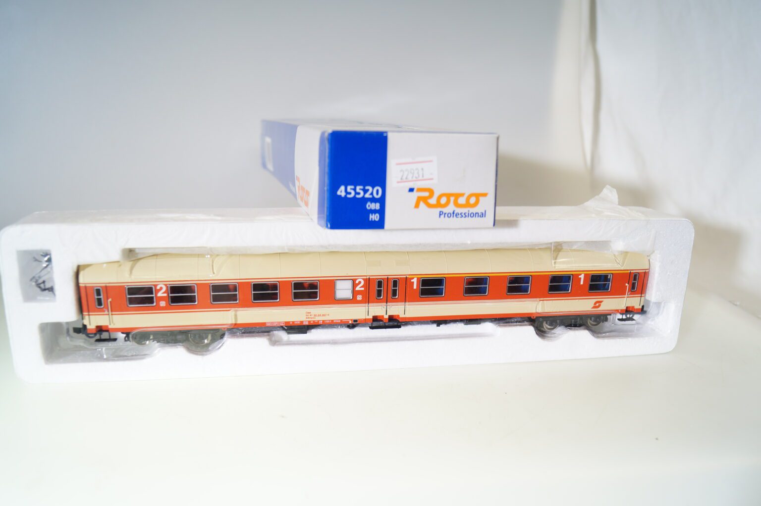 h0 Roco 45520 Mitteleinstiegswagen ÖBB 1./2.Kl., neuw./ovp - gearontologist