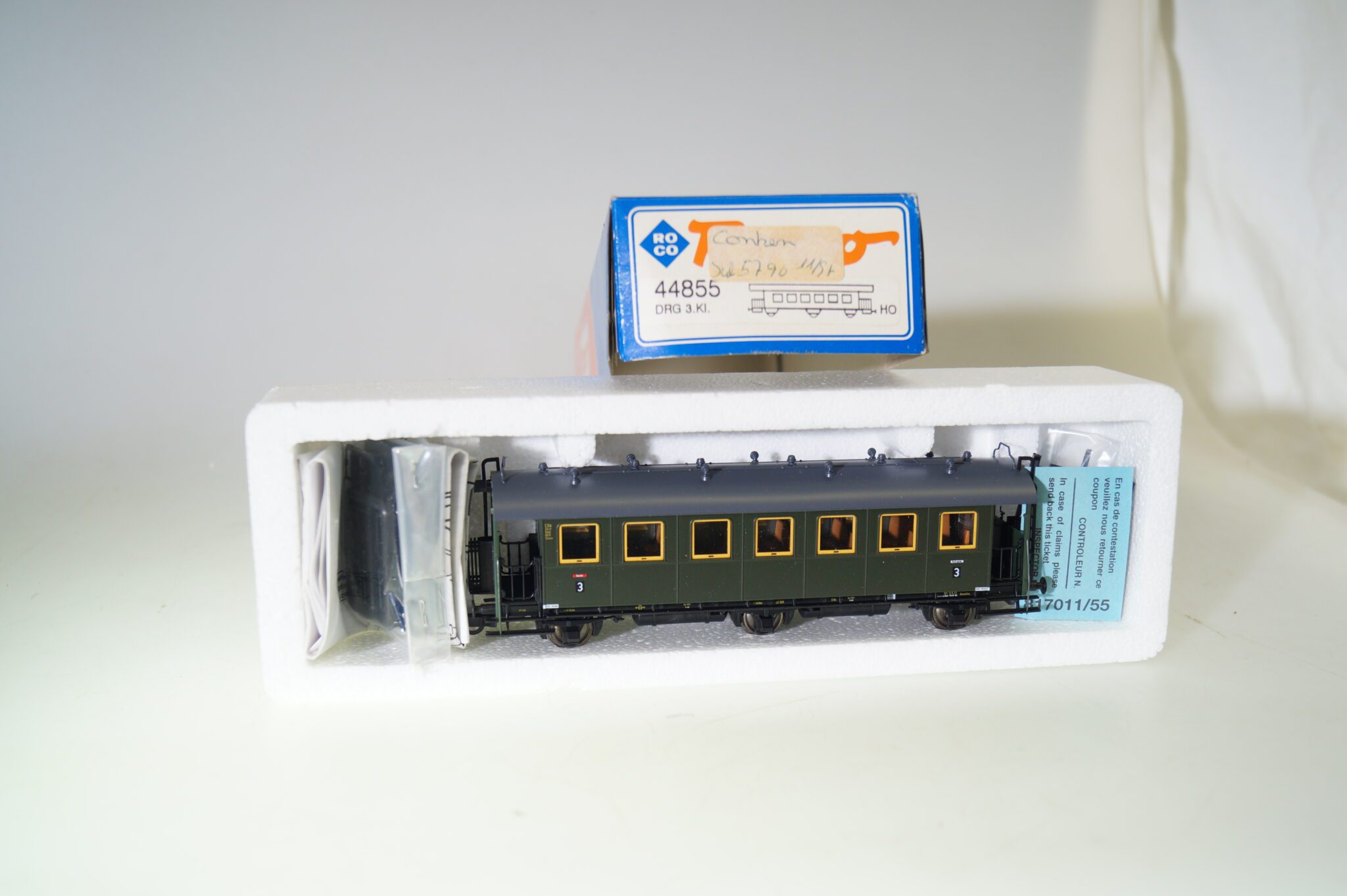 h0 Roco 44855 Personenwagen C3ie 3.Kl., neuw./ovp - gearontologist