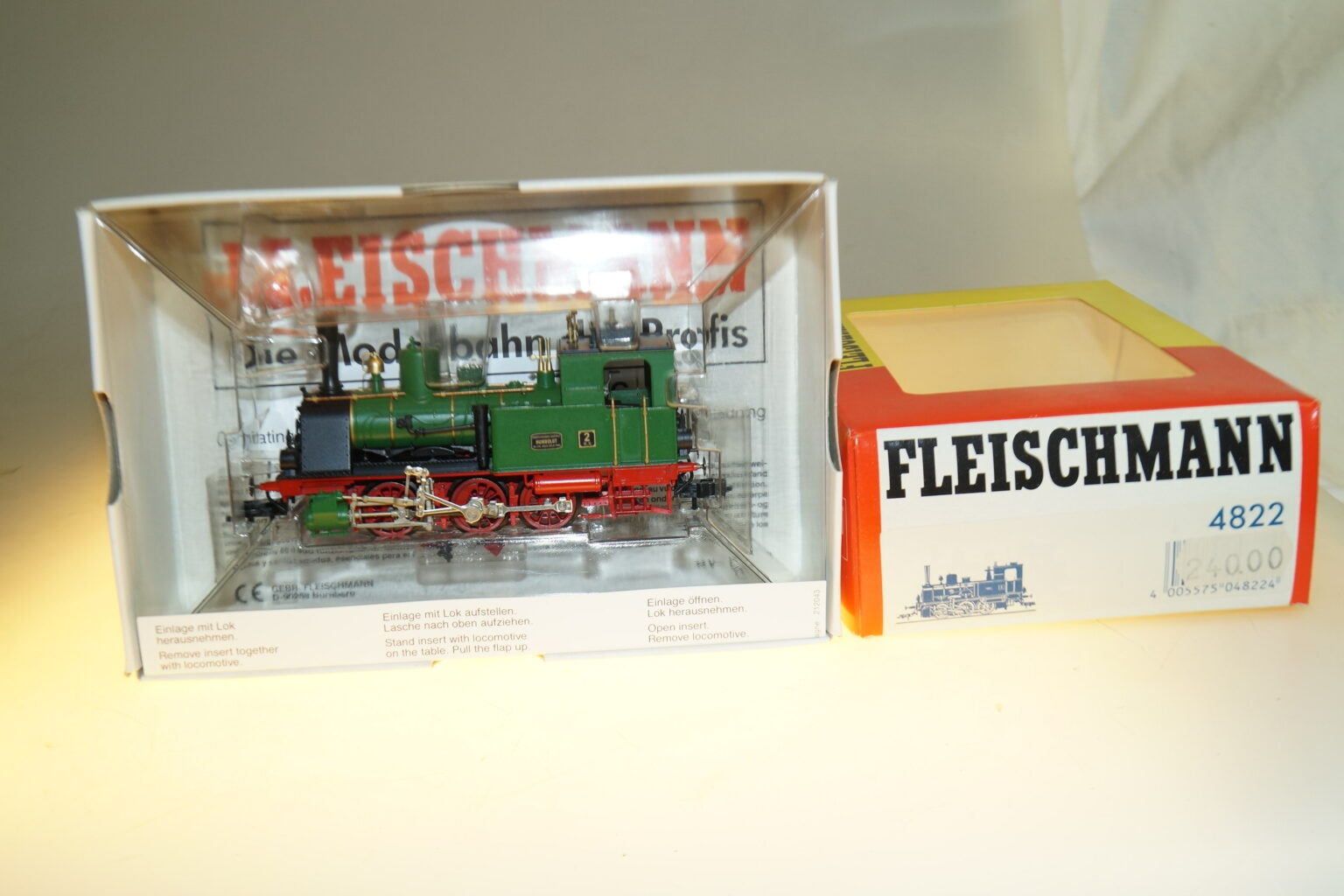 H0: Fleischmann 4822 Tenderlok Humboldt, top/ovp - gearontologist