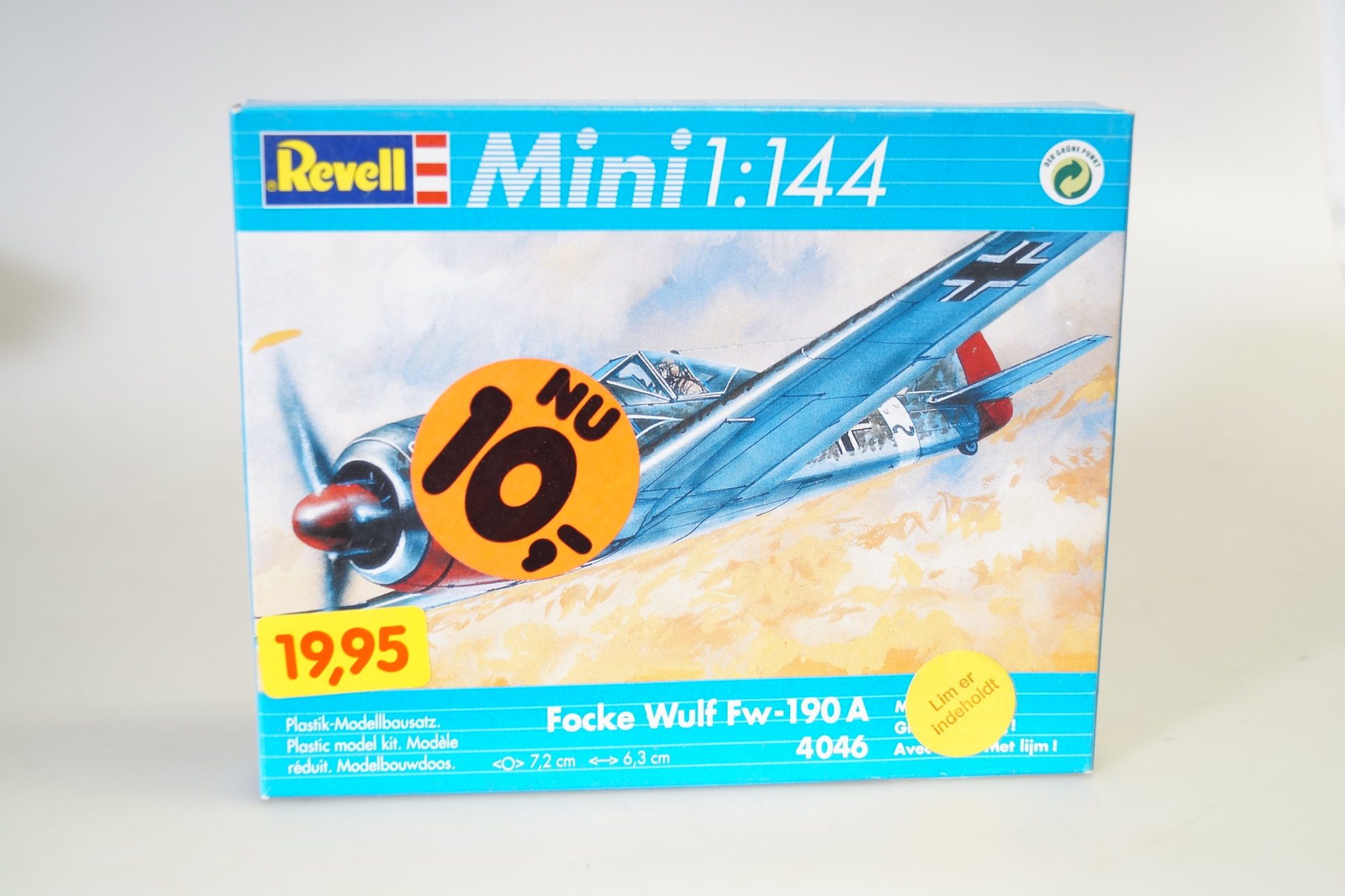 1:144 Revell 4068 Mini Fokke Wulf Fw-190 A, top/ovp - gearontologist