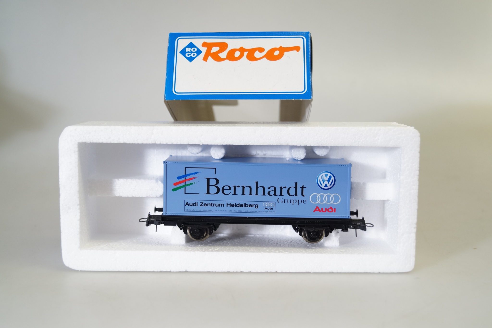 h0 Roco Somo Güterwagen Audi-Zentrum Bernhardt, neuw./ovp - gearontologist