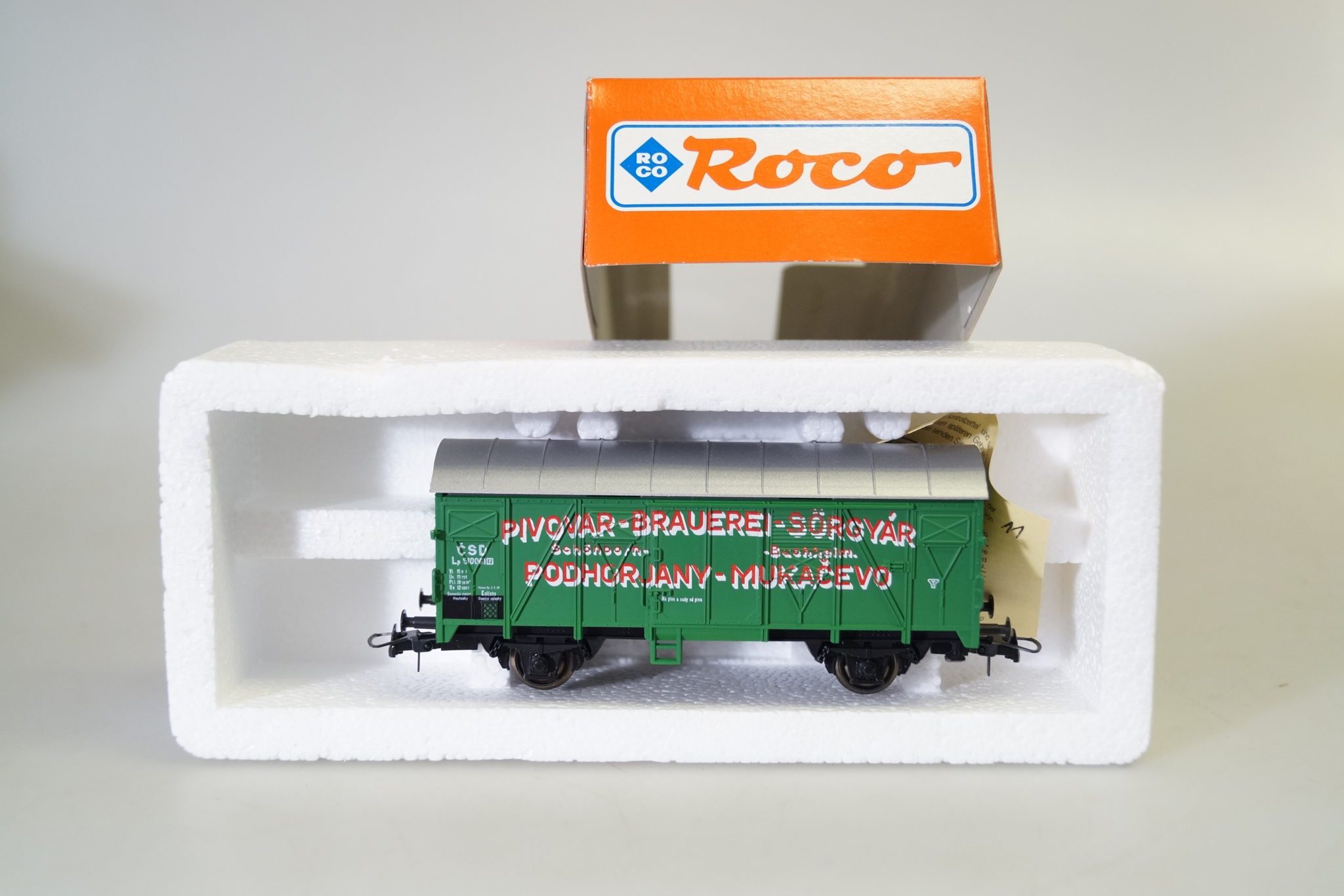 h0 Roco Somo Güterwagen Brauerei Sörgyar, neuw./ovp - gearontologist