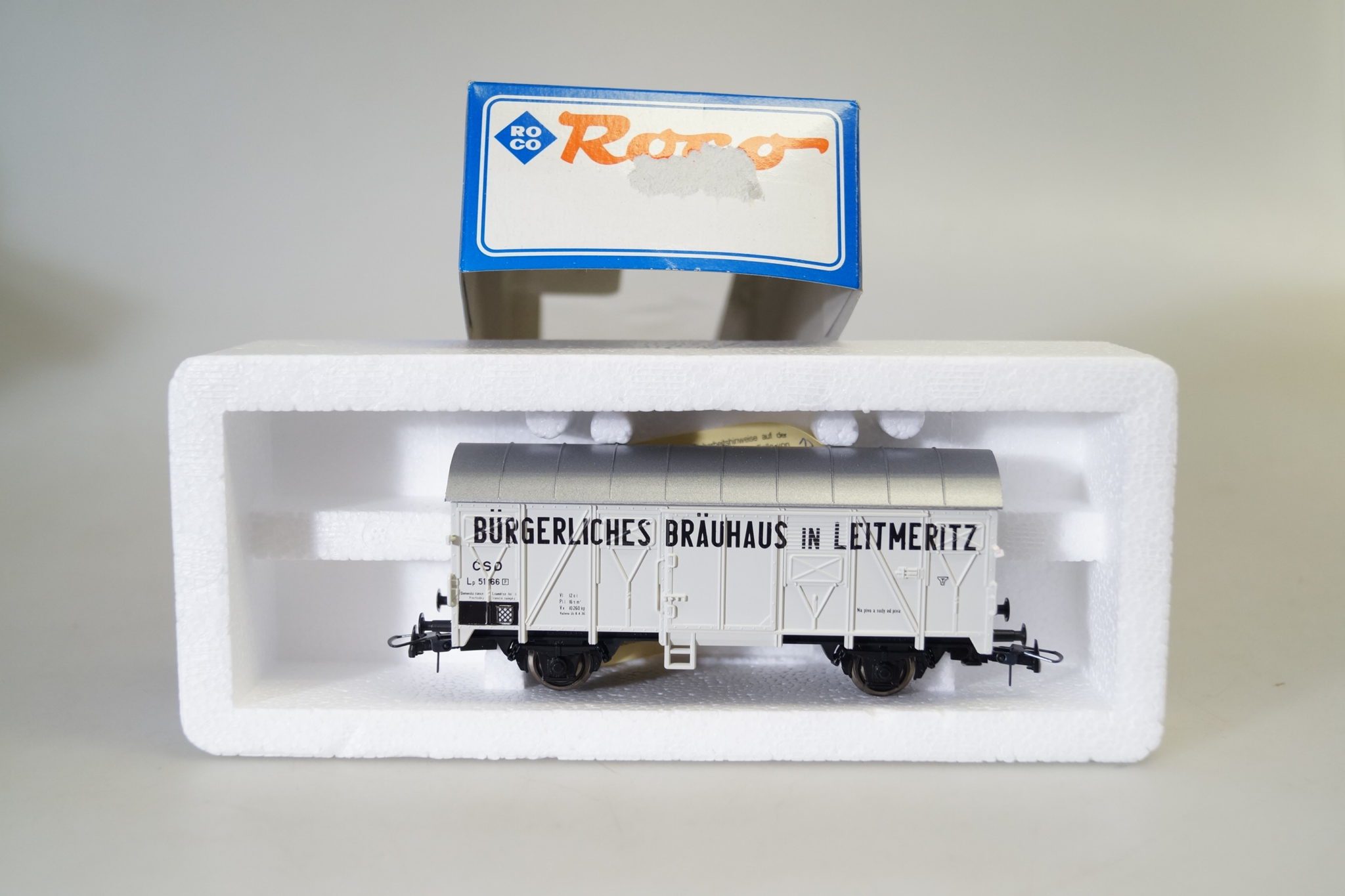 h0 Roco Somo Güterwagen Bürgerliches Bräuhaus Leitmeritz, neuw./ovp ...
