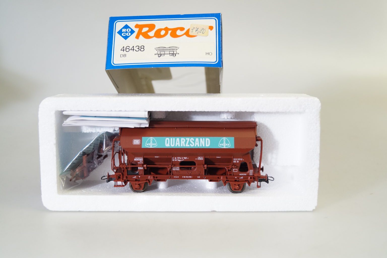 h0 Roco 46438 Selbstentladewagen Quarzsand, neuw./ovp - gearontologist