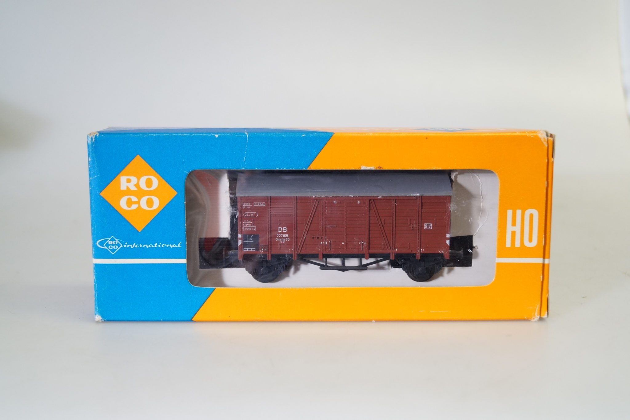 h0 Roco 4305D Ged.Güterwagen Gmrhs 30, top/ovp - gearontologist