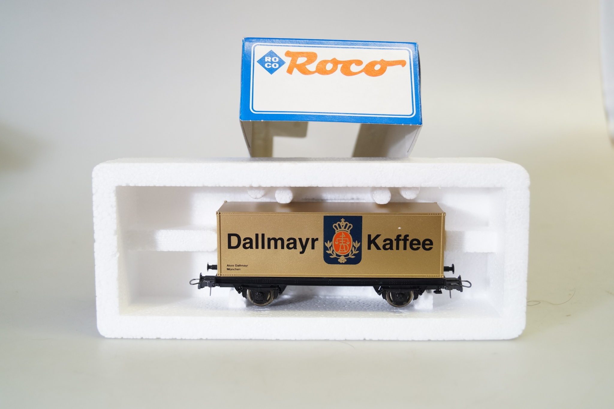 h0 Roco Somo Güterwagen Dallmayr Kaffee, top/ovp - gearontologist