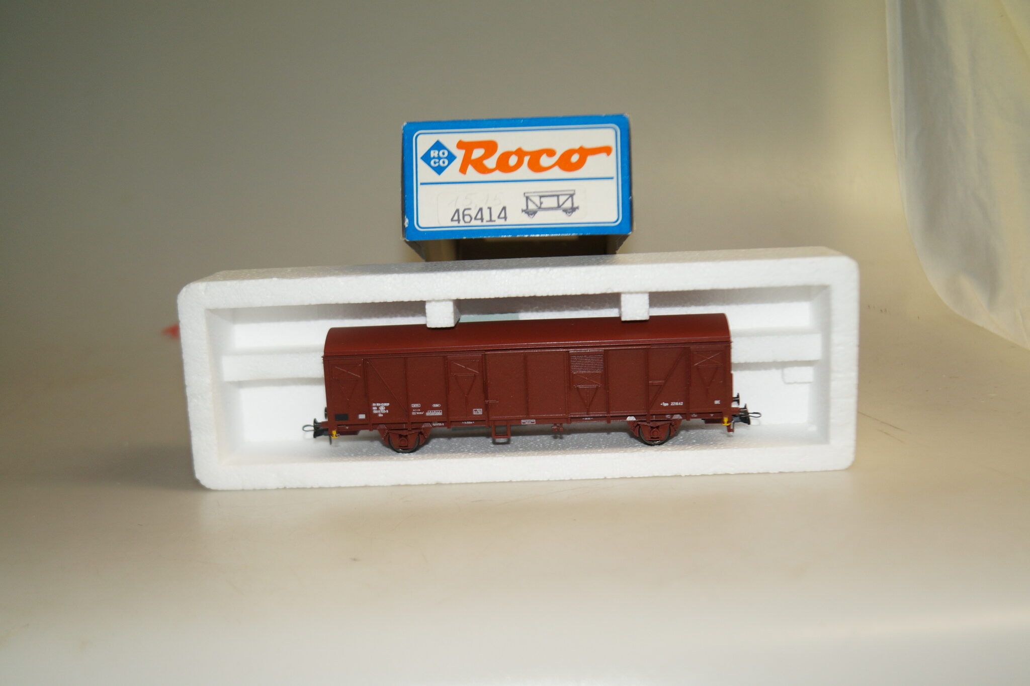 h0 Roco 46414 Güterwagen Gbs SNCB, top/ovp/AC-Achsen - gearontologist