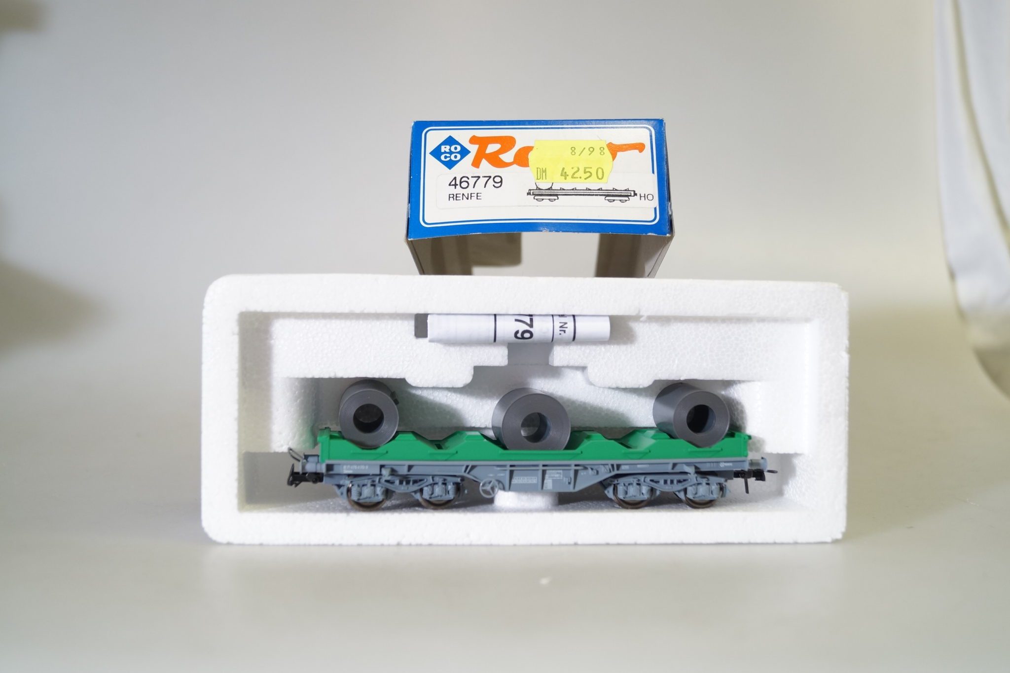 h0 Roco 46779 RENFE Stahlrollentransport, neuw./ovp - gearontologist