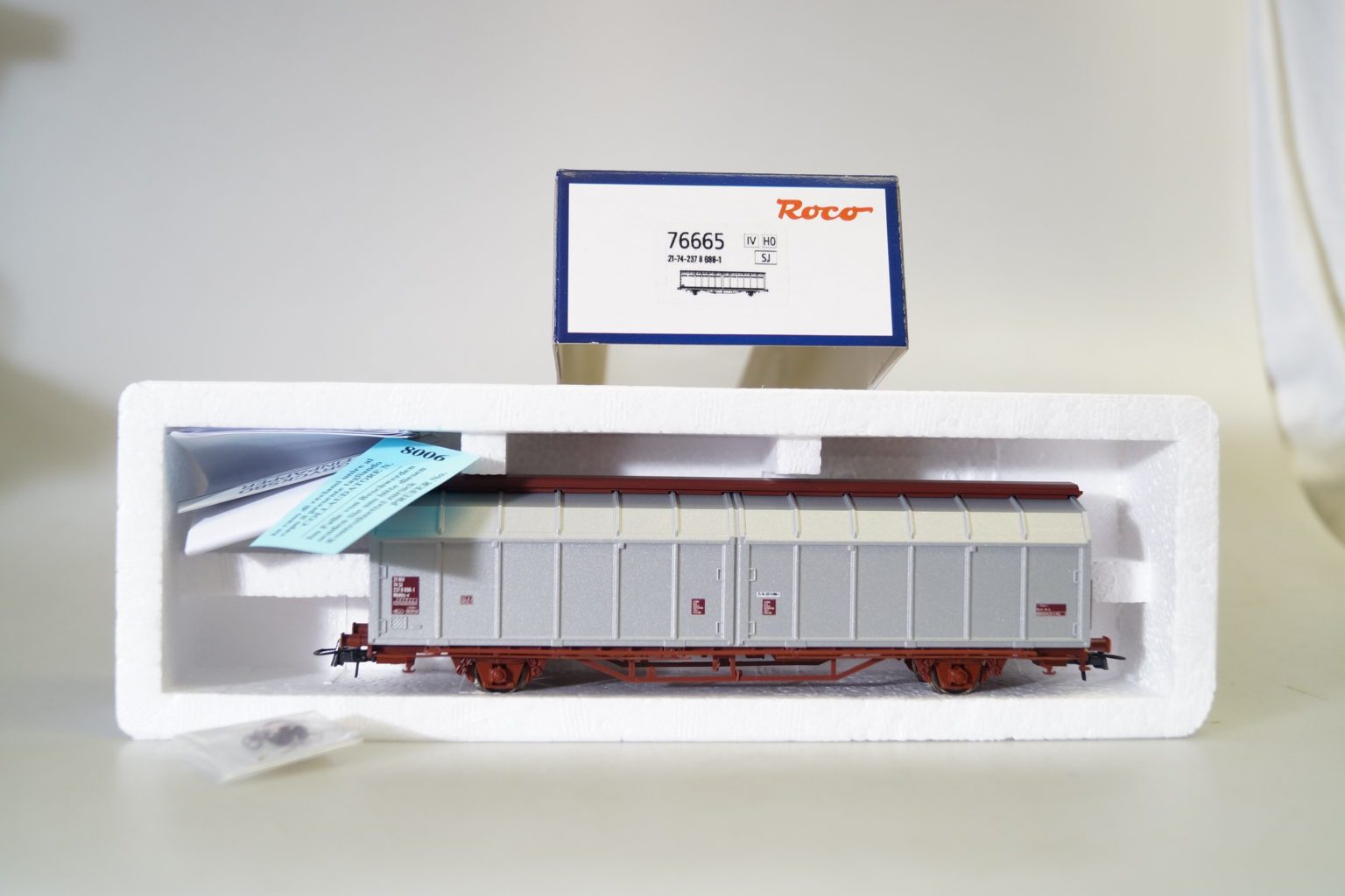 h0 Roco 76665 Schiebewandwagen Hbikks, neuw./ovp - gearontologist