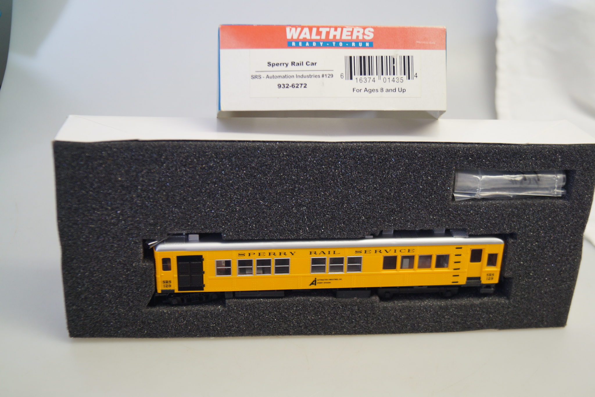 H0: Walthers 6272 Sperry Rail Car SRS Automation Ind. #129, neuw./ovp ...