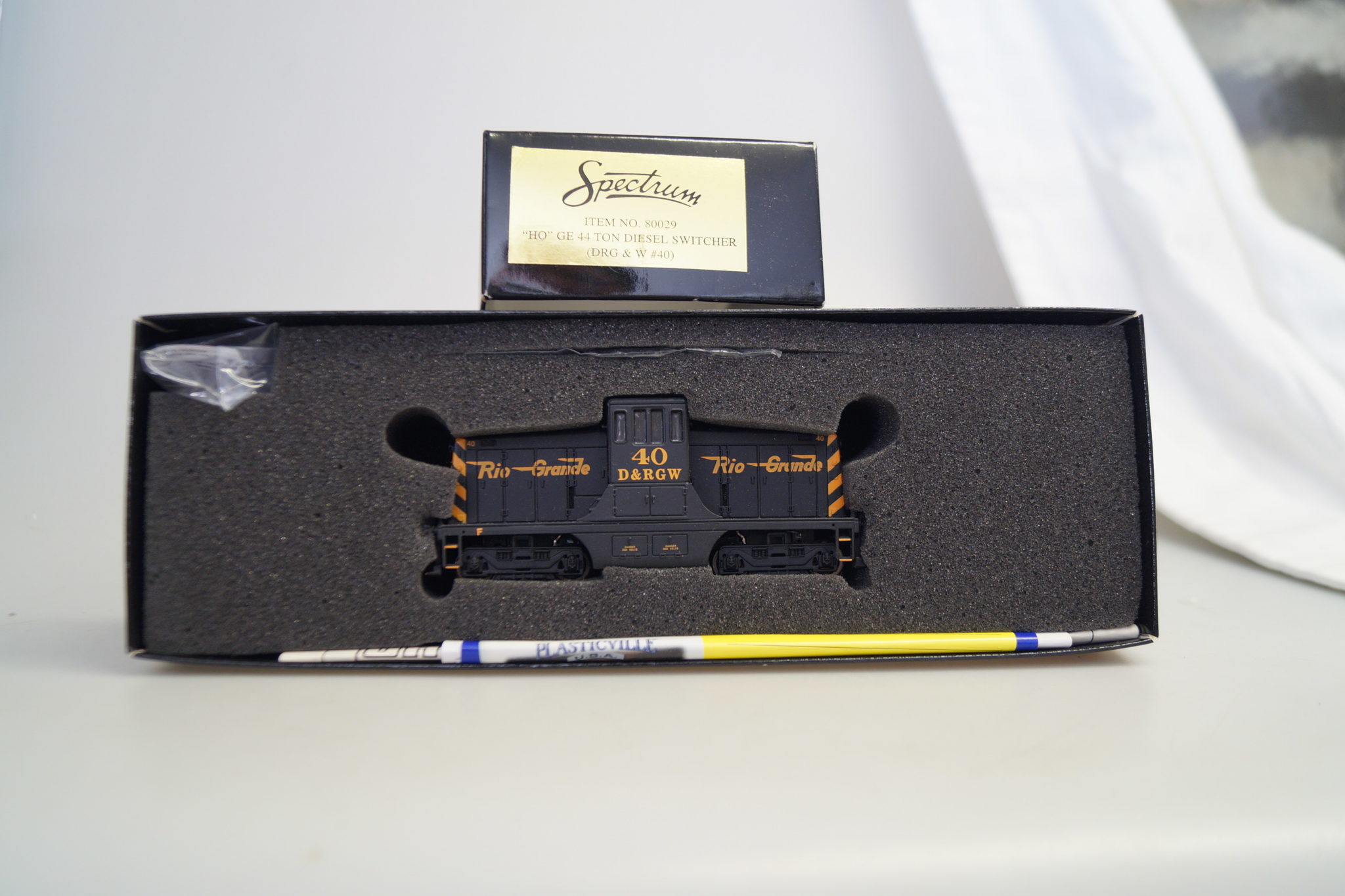 H0 80029 Bachmann Spectrum GE 44-ton Diesel Switcher DRG&W #40, top/ovp ...