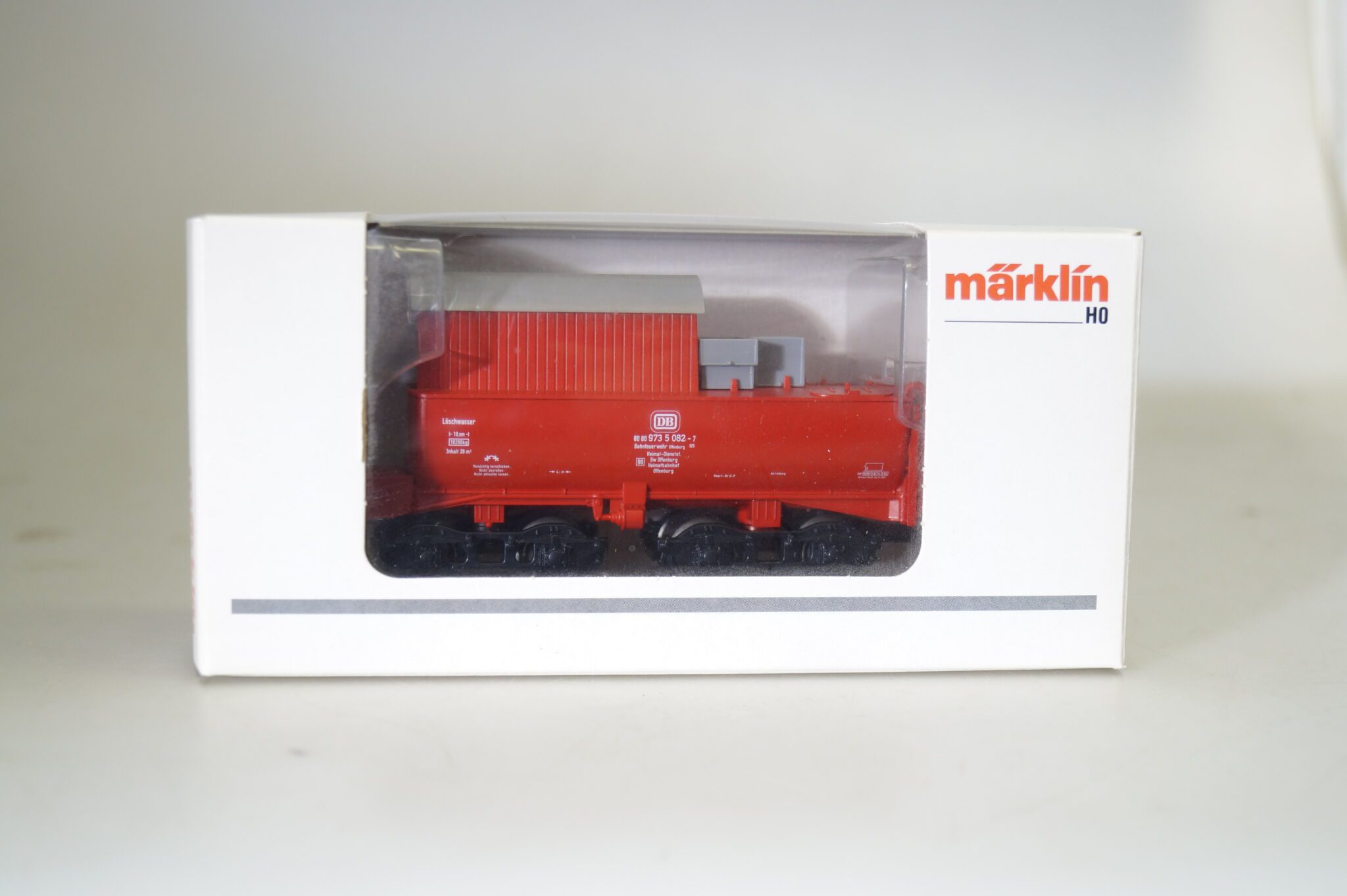 H0: Märklin 46117 Bahnfeuerwehr Löschwasserwagen, neuw./ovp ...