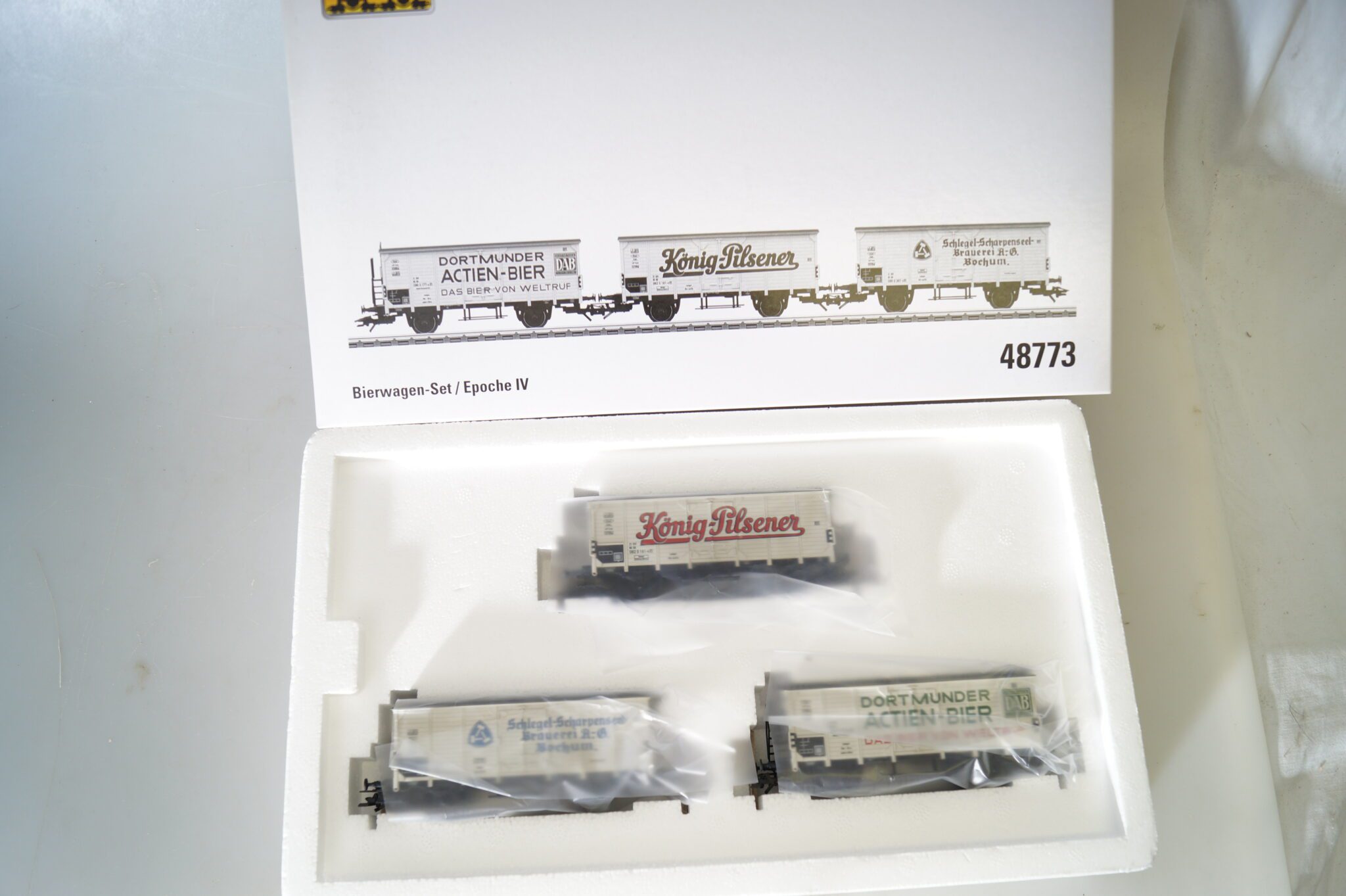 h0 Märklin 48773 Bierwagenset Vom Erz zum Stahl – neuw./ovp ...