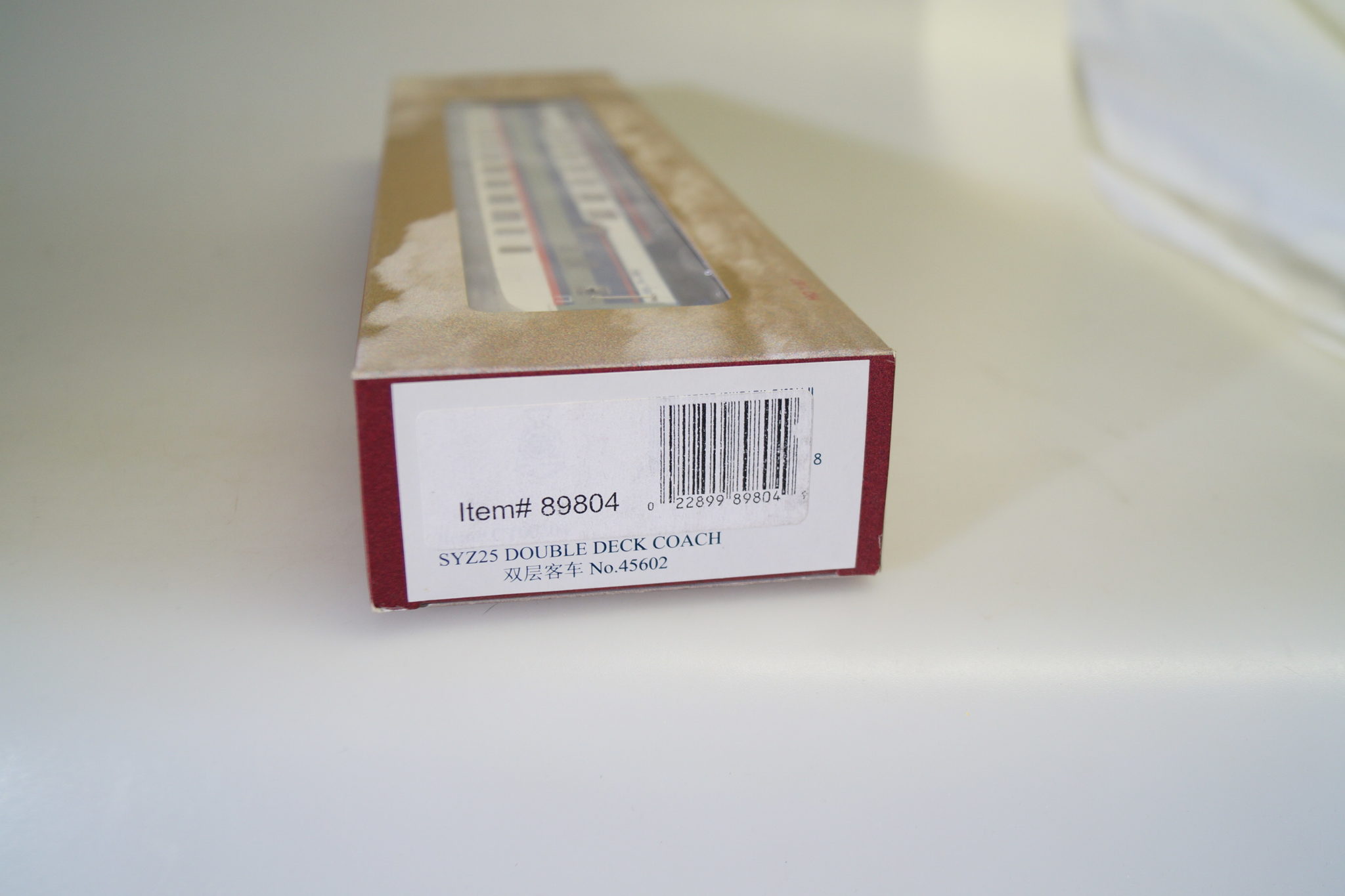 H0: Bachmann China CT 89804 SYZ25 Double Deck Coach #45602, neuw./ovp ...