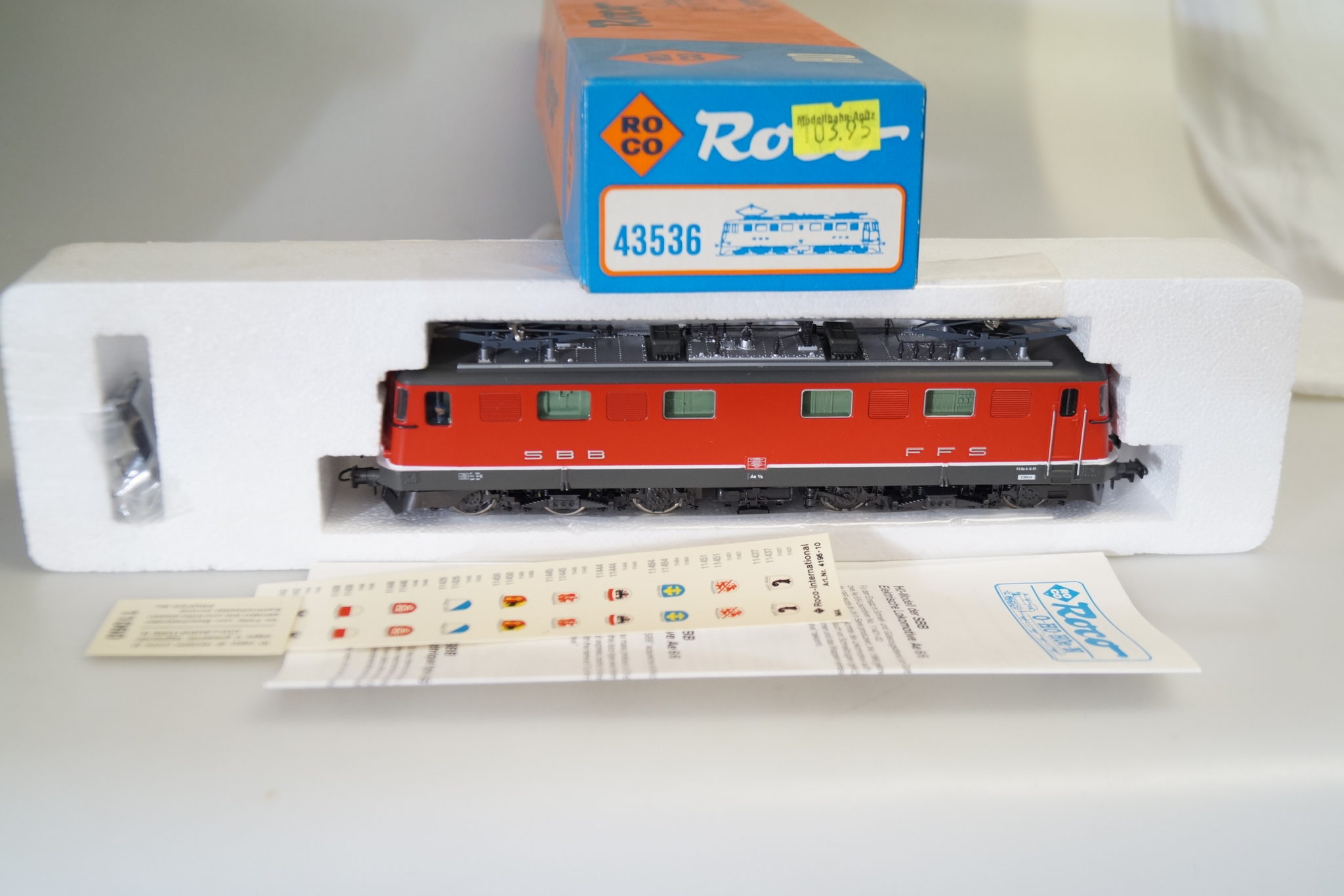 1:87 Roco 43536 E-Lok Ae 6/6 SBB, top/ovp - gearontologist