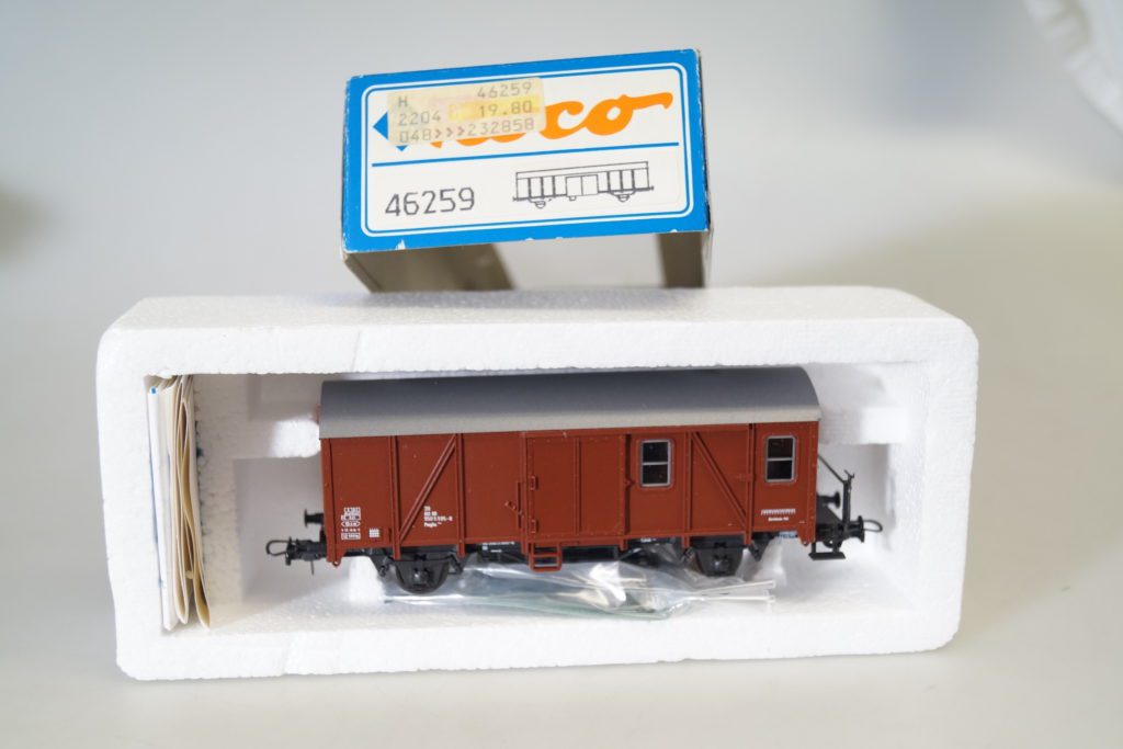 H0 Roco 46259 Güterzugbegleitwagen, top/OVP - gearontologist