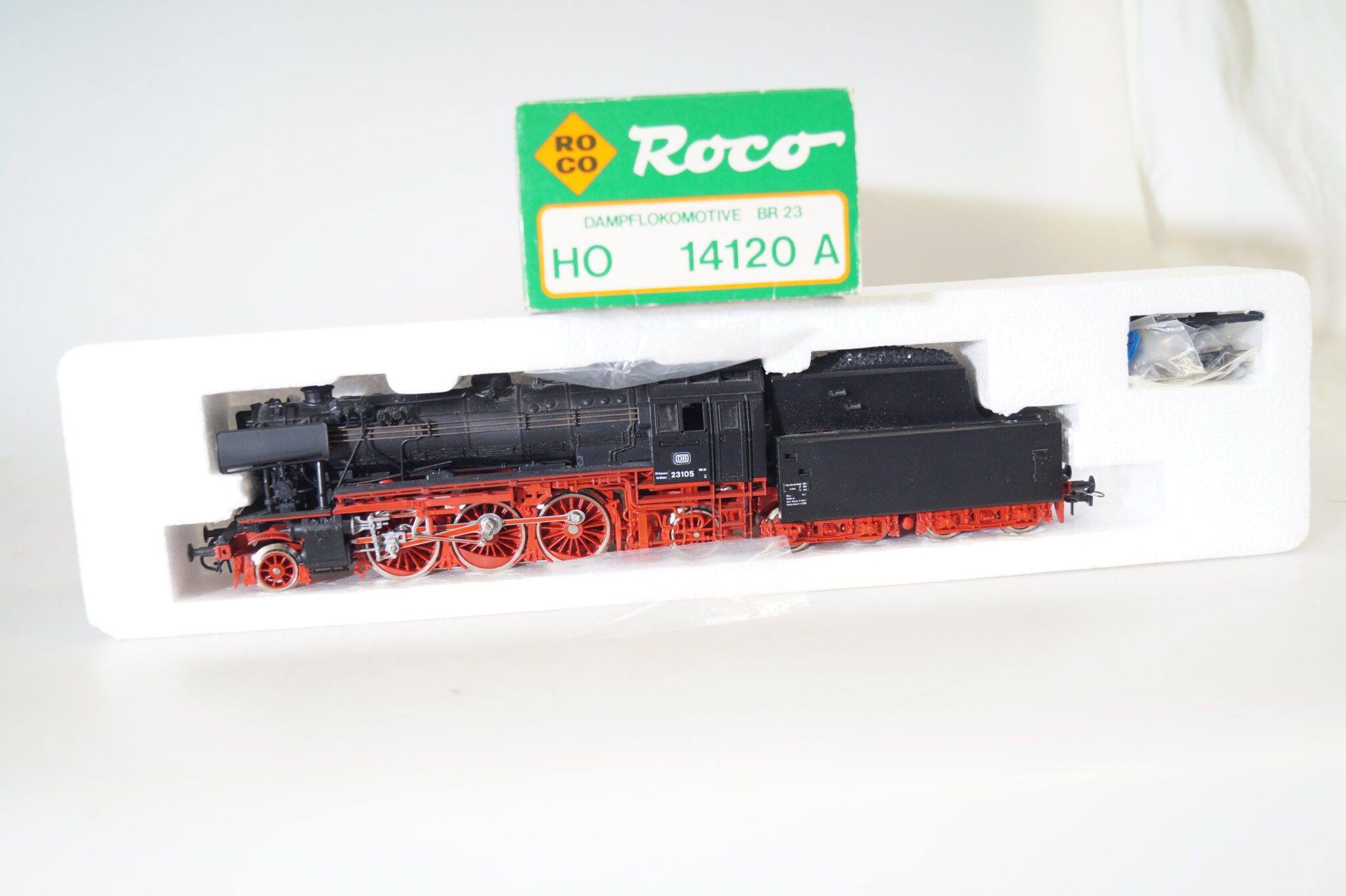 h0: ROCO 14120A Dampflok BR 23, top/ovp/AC - gearontologist