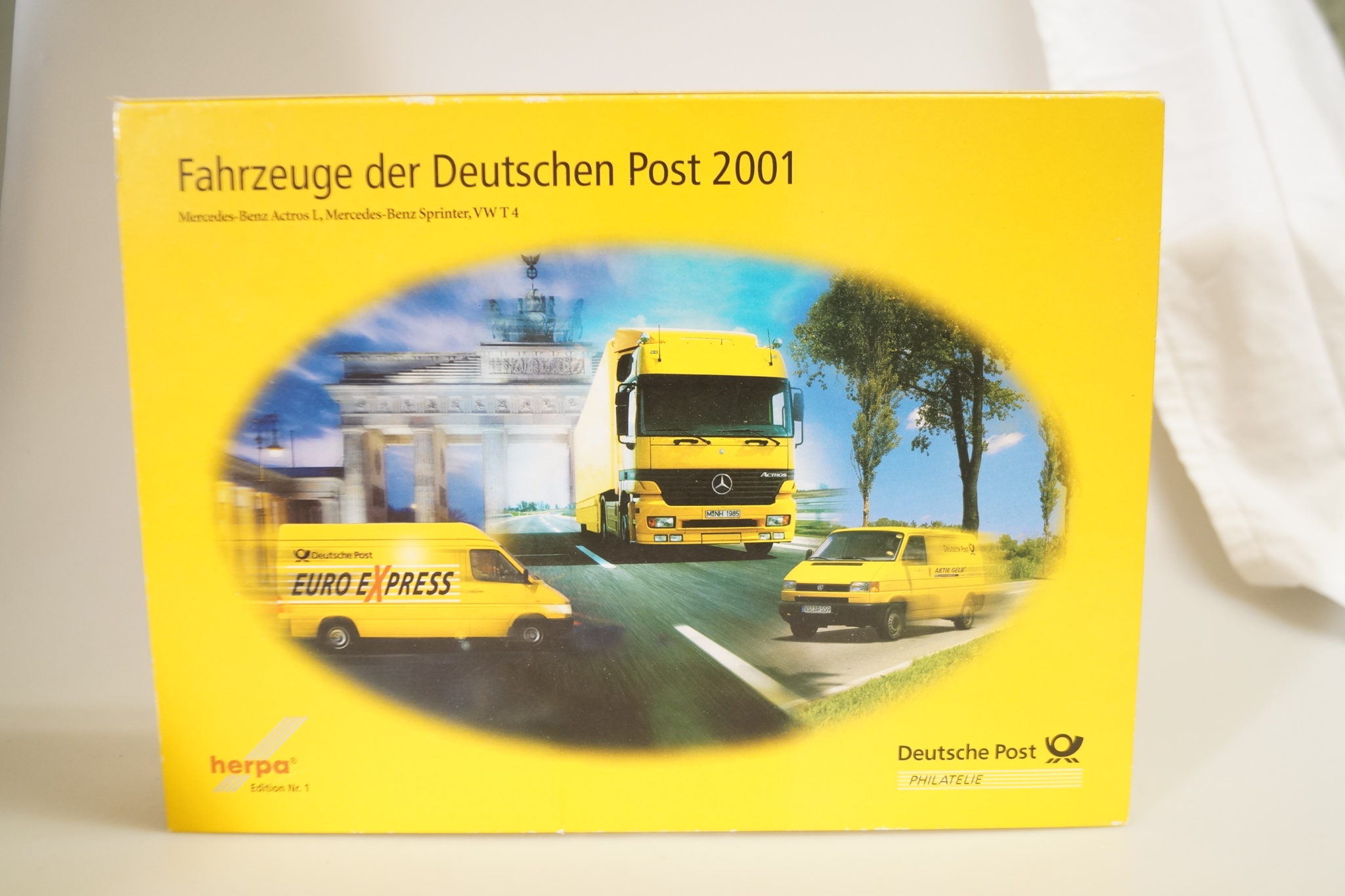 1:87 Herpa 03966S Fahrzeuge d.Deutschen Post 2001, neu, MANGEL ...
