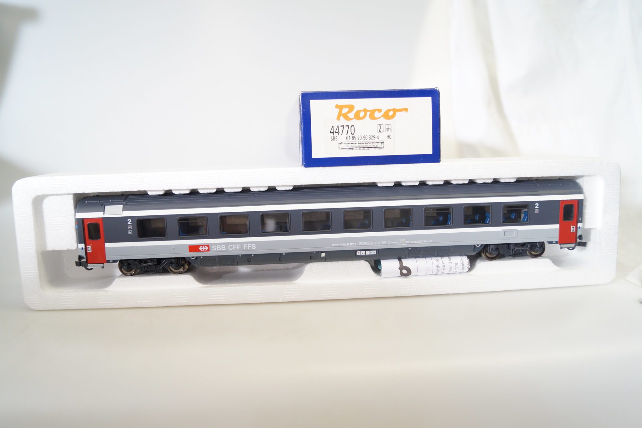 H0 Roco 44770 Personenwagen SBB CFF 2..Kl., neuw./ovp – gearontologist