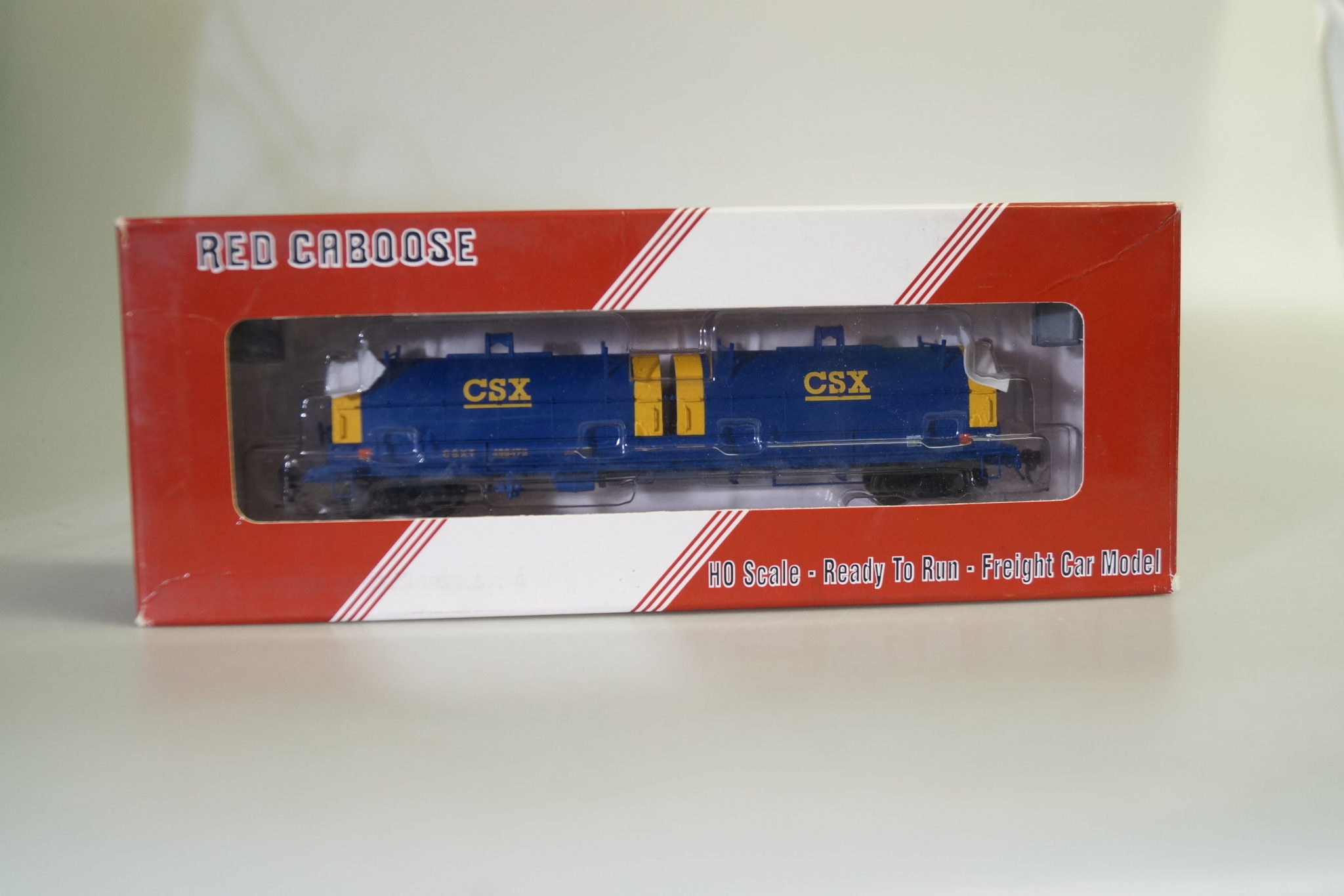 H0 32501 Red Caboose 100-Ton Evans Coil Car CSX #498472, neu - gearontologist