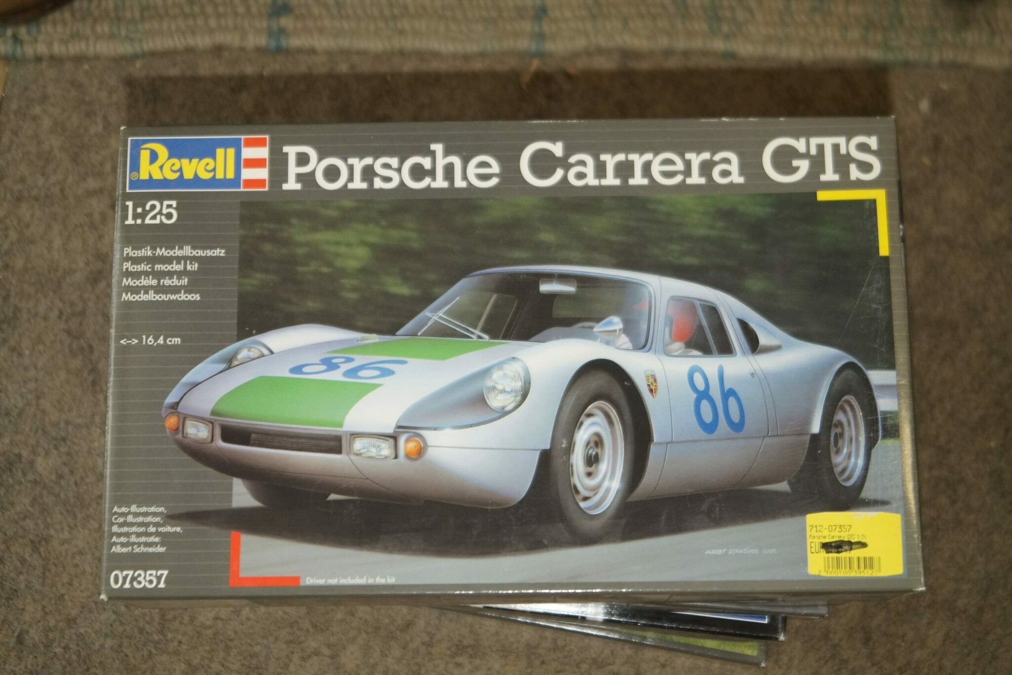 Bausatz 1:25 Revell 07357 Porsche Carrera GTS, neu – gearontologist
